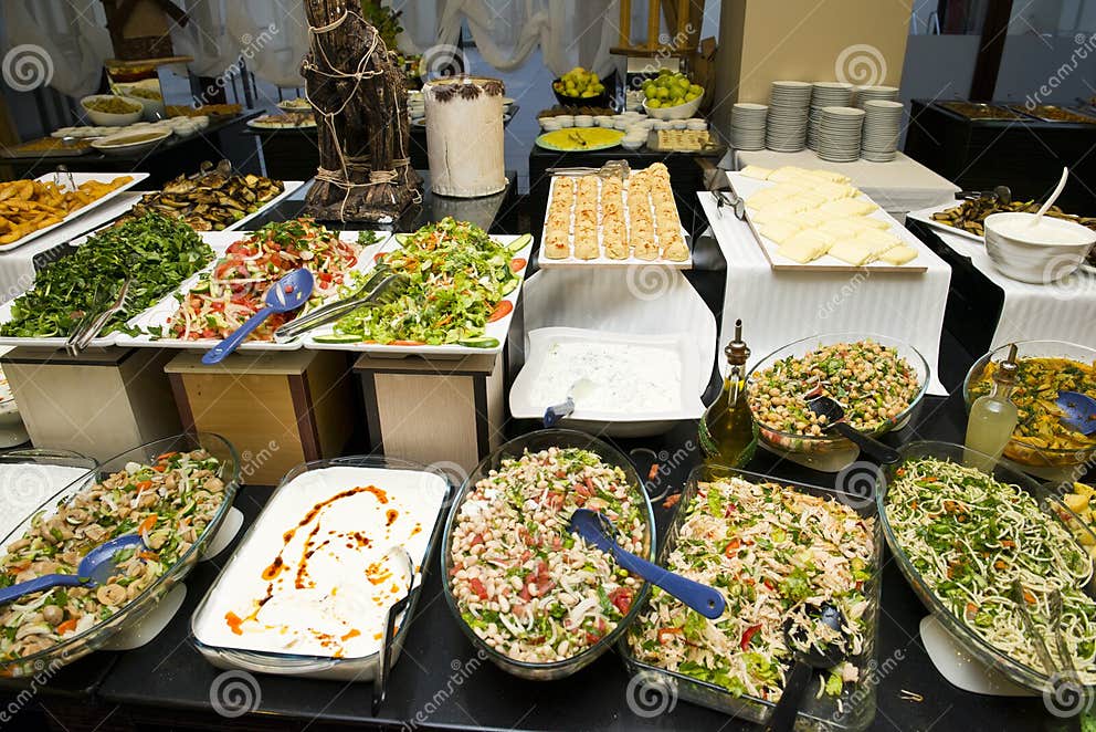 Food Buffet stock image. Image of dishes, food, salads - 26956995