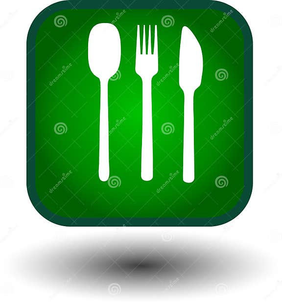 Food button stock vector. Illustration of kitchen, dishes - 11037071