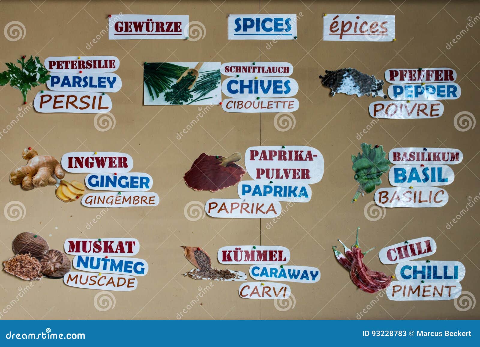 Food Called Different Languages Stock Photos - Free & Royalty-Free ...