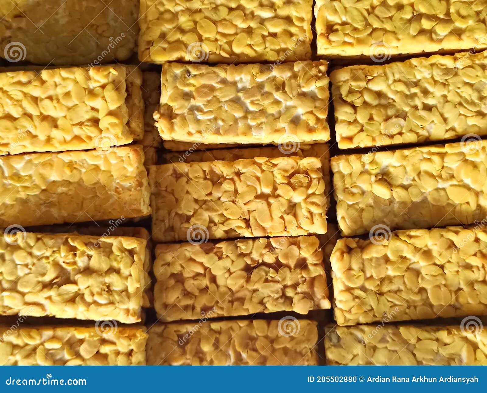 This Food is Called Tempe, a Food Made from Soy Vegetables Stock Photo ...