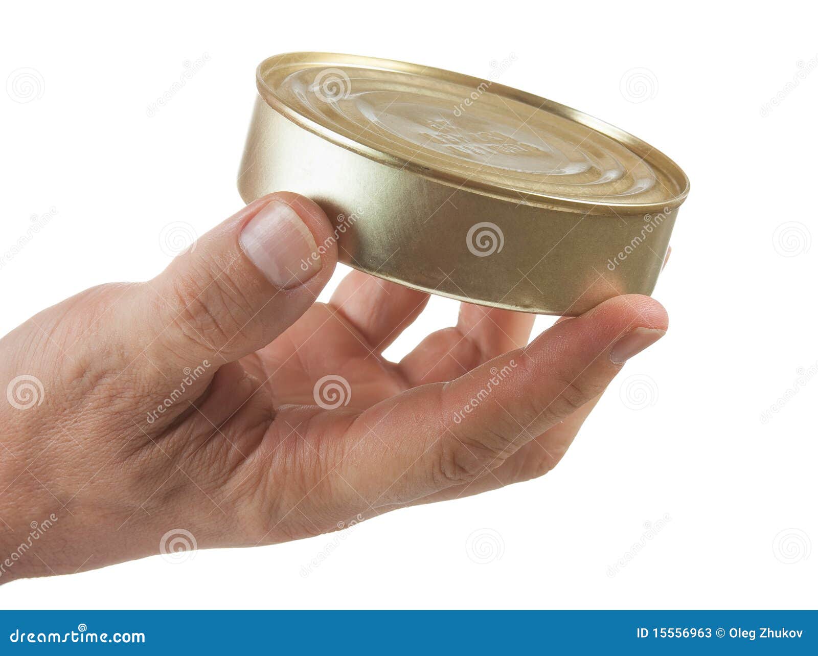 Food can in hand stock image. Image of meats, label, macro - 15556963