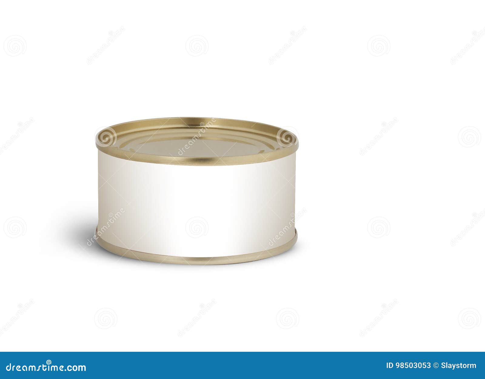 Food Can Isolated on White Background. Stock Image - Image of drink ...