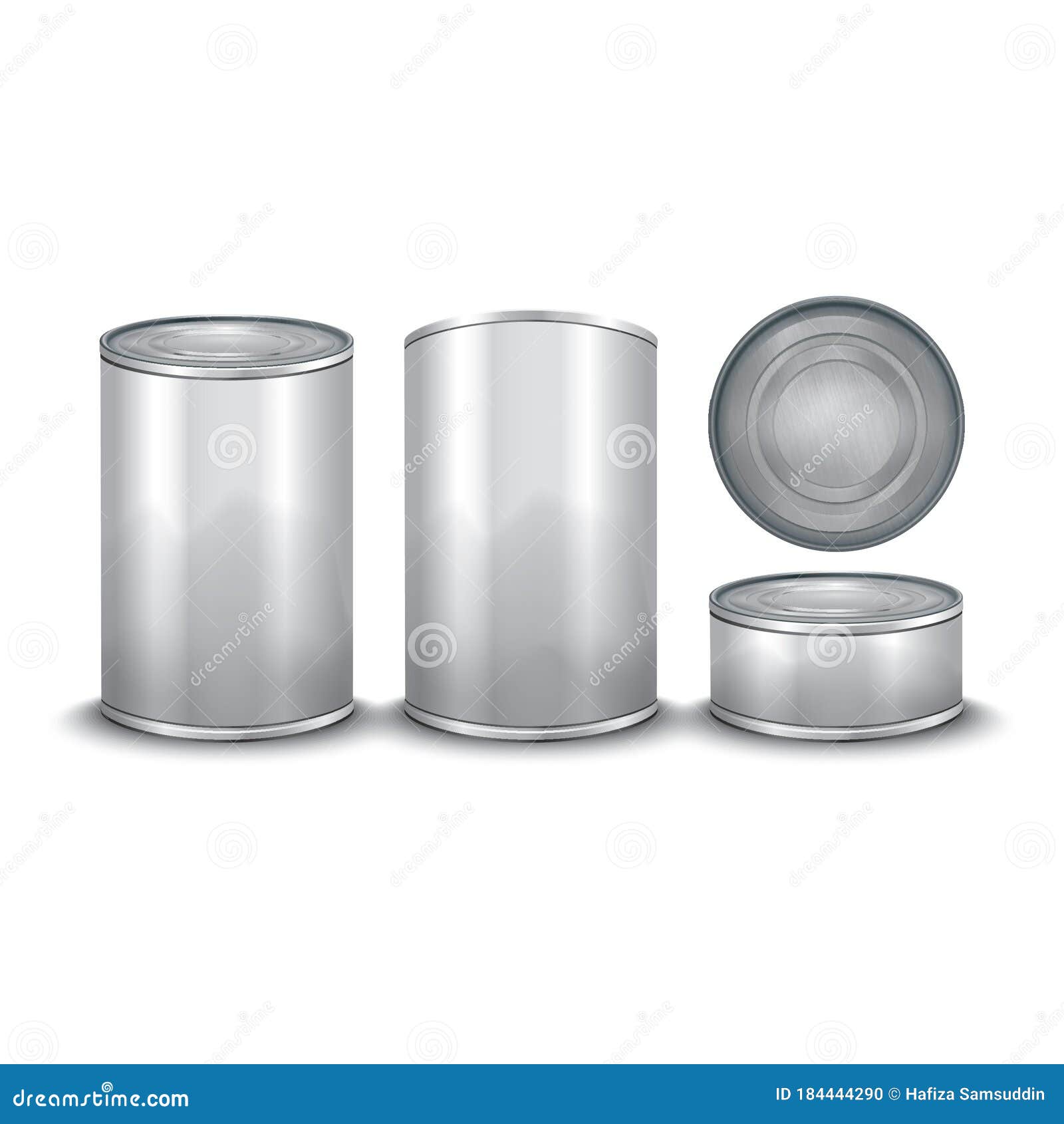 Food Can. Vector Illustration Decorative Background Design Stock ...