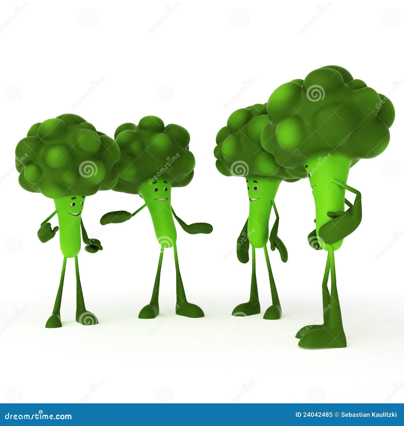 Food character - broccoli stock illustration. Illustration of smiling ...