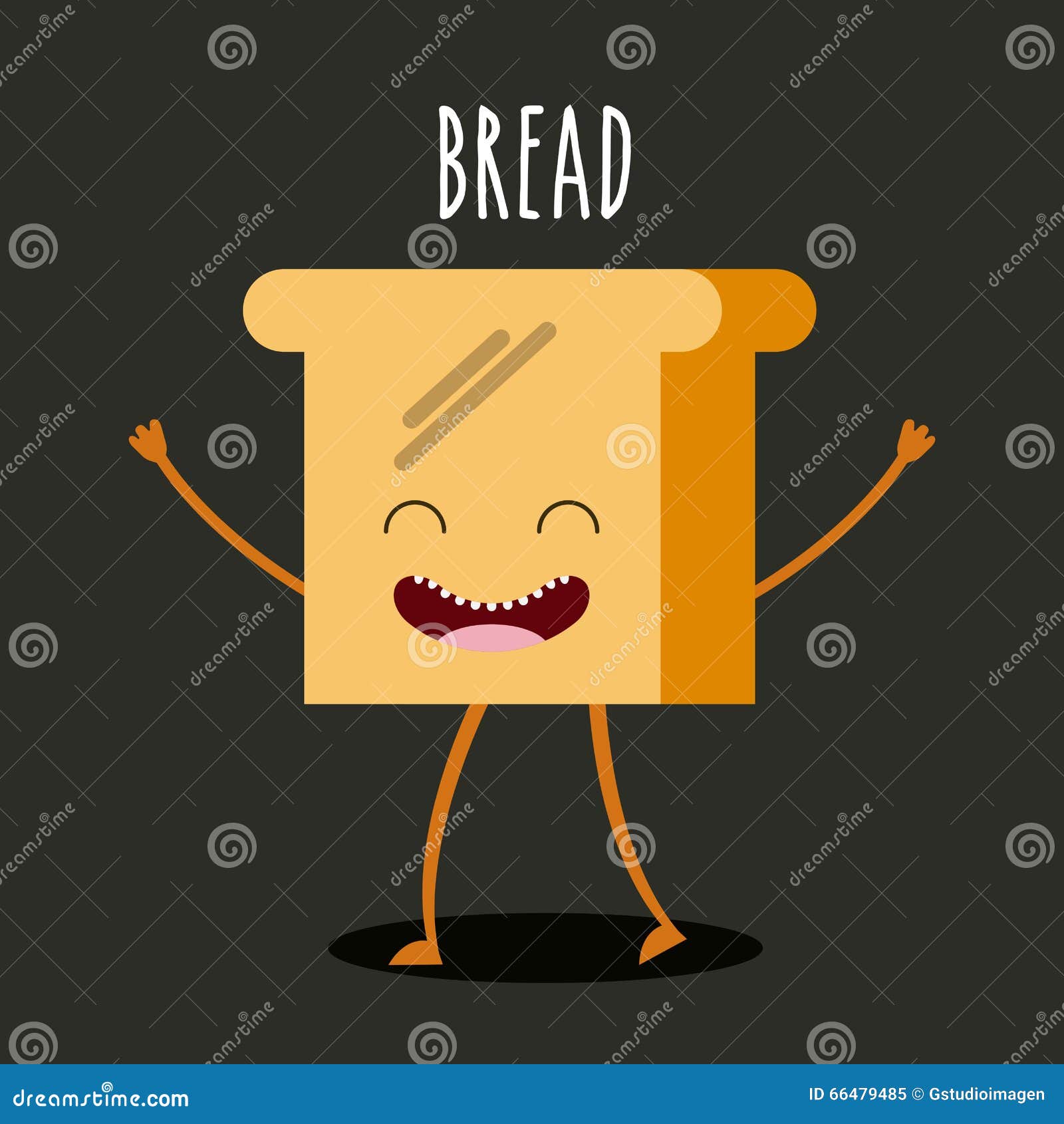 Food character design stock vector. Illustration of isolated - 66479485