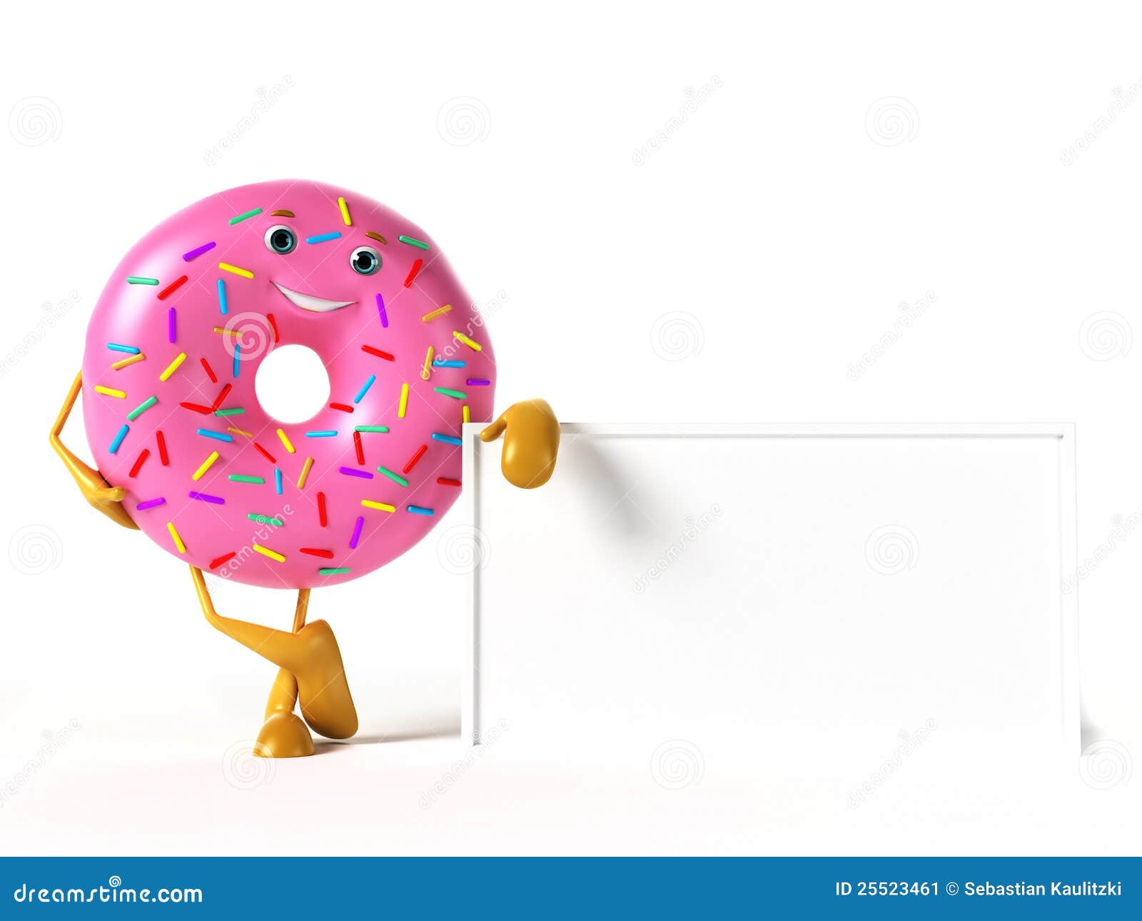 Food character - donut stock illustration. Illustration of delicious ...