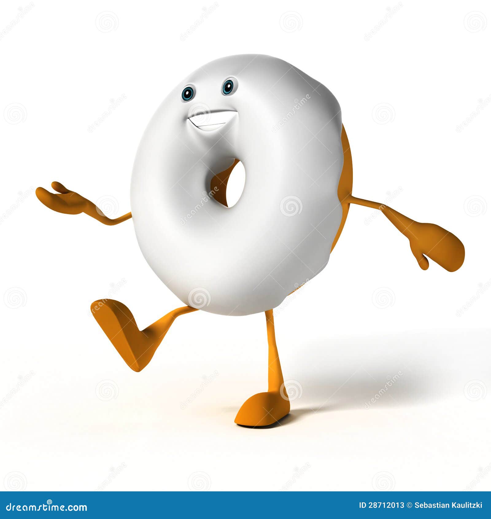 Food character - donut stock illustration. Illustration of pastry ...