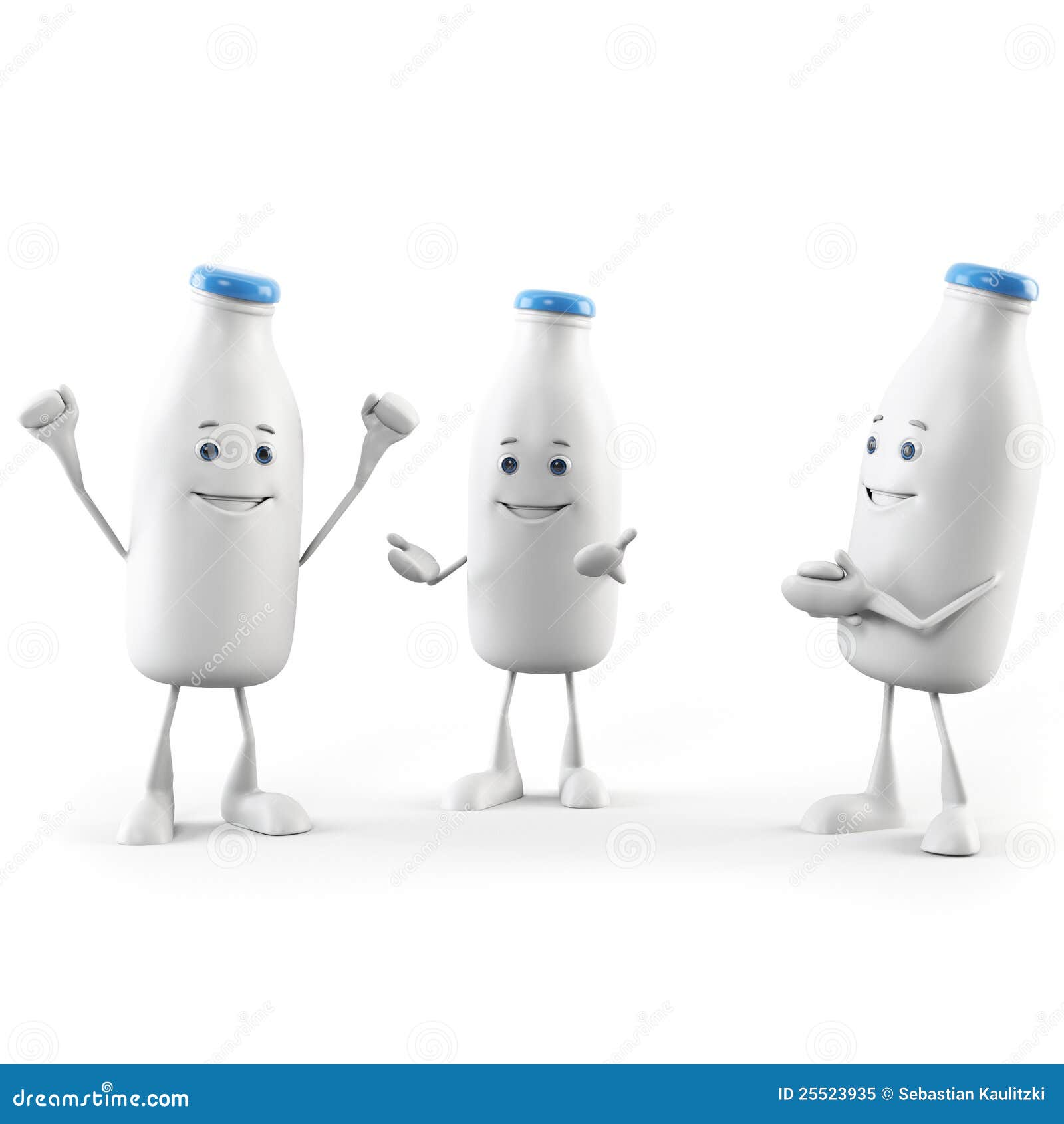 Food Character - Milk Bottle Stock Illustration - Illustration of ...