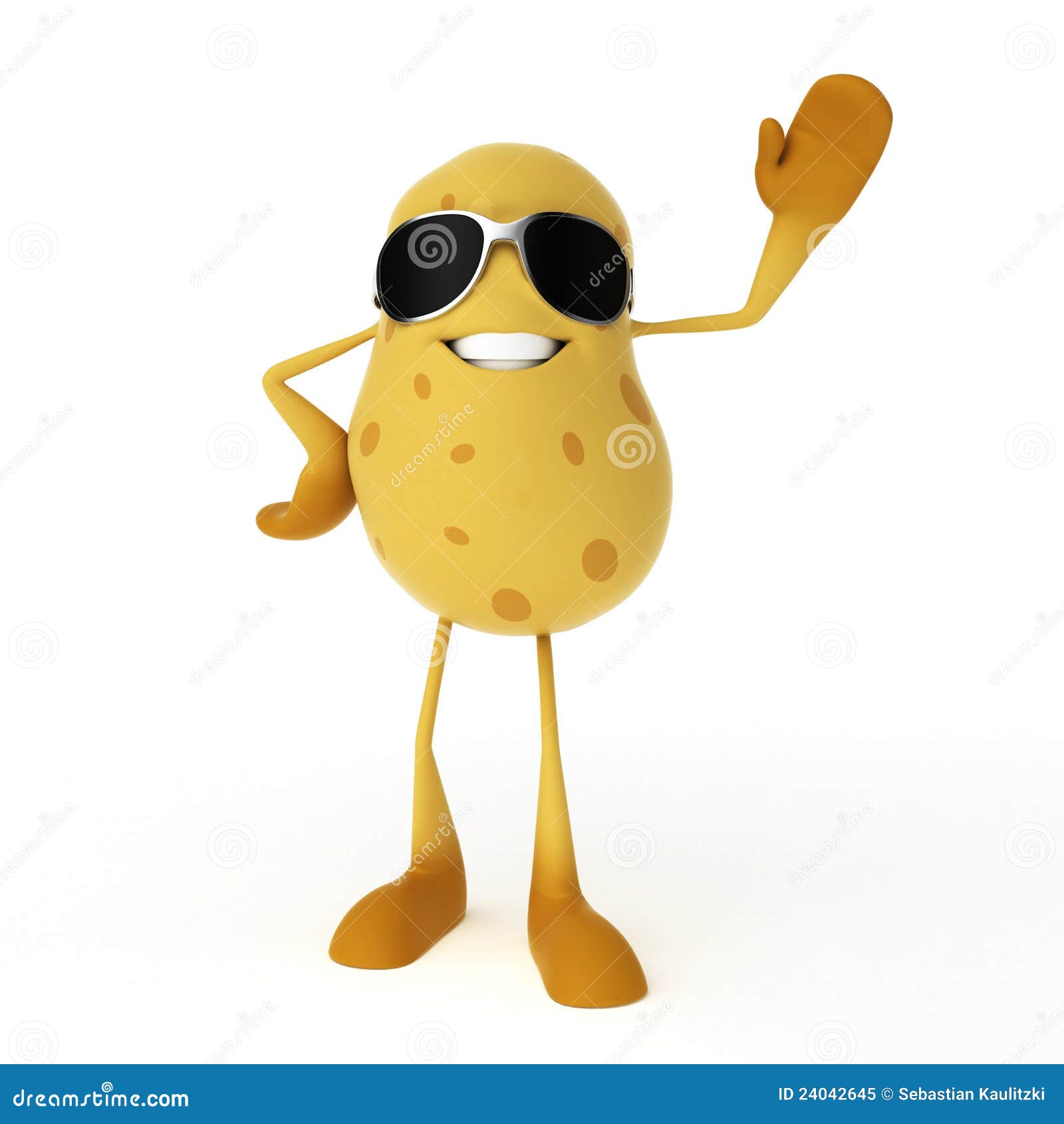 Food character - potato stock illustration. Illustration of childish ...