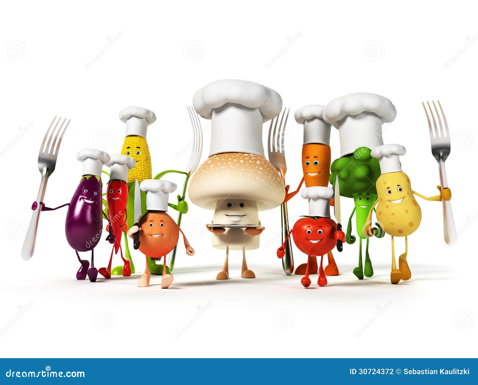 Food Character - Vegetables Stock Illustration - Illustration of potato ...