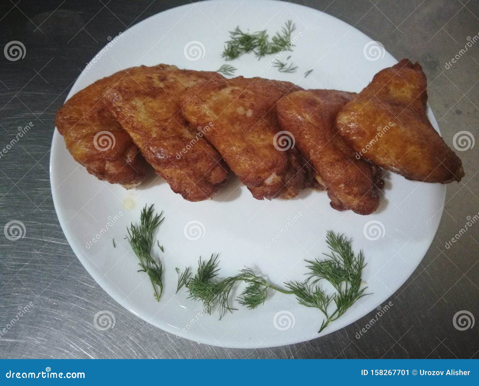 Food, Chef, Chiken, Blue, Green Stock Image - Image of food, green ...