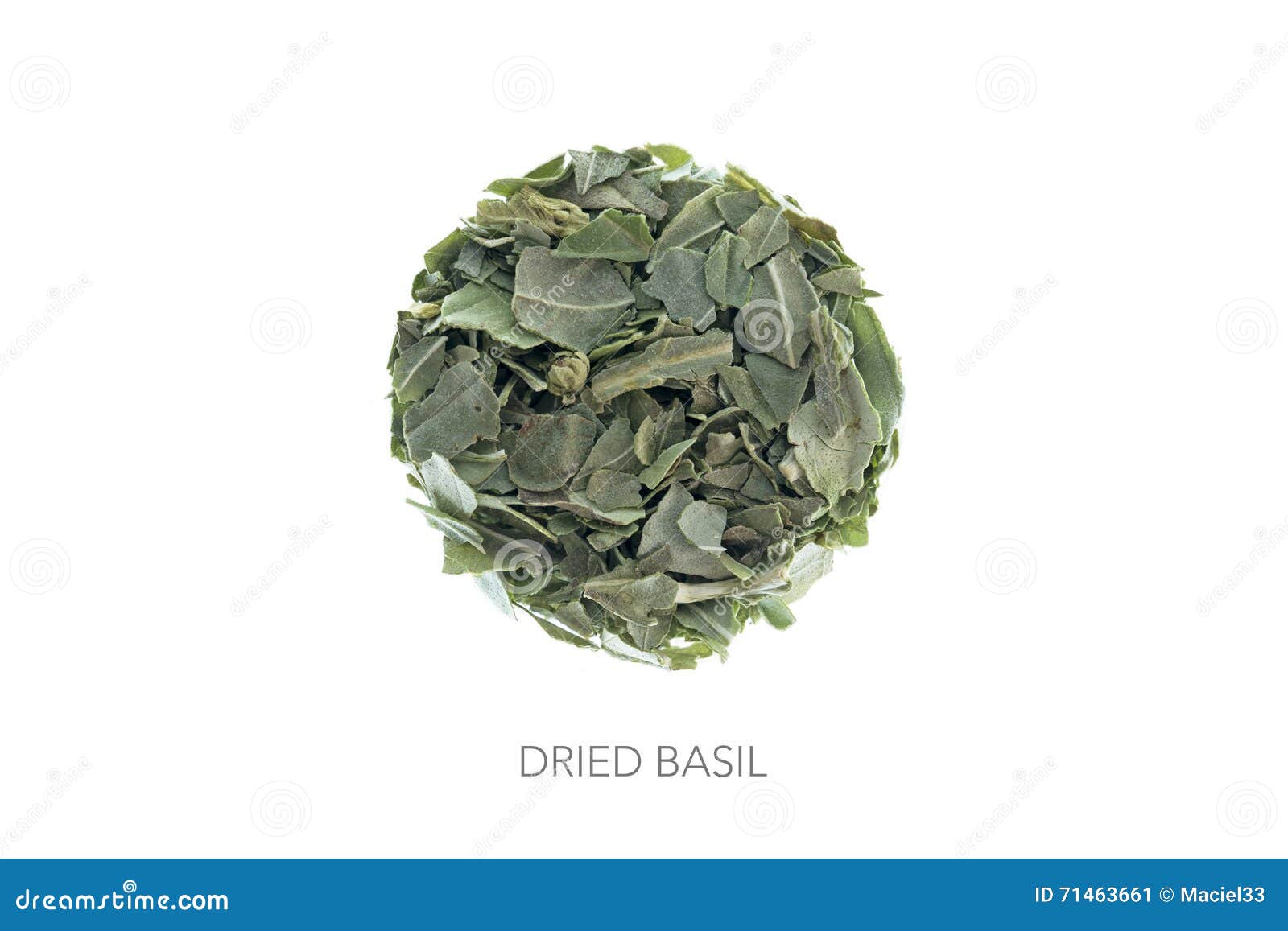Food Circle Round Dried Basil Stock Image - Image of blog, asian: 71463661