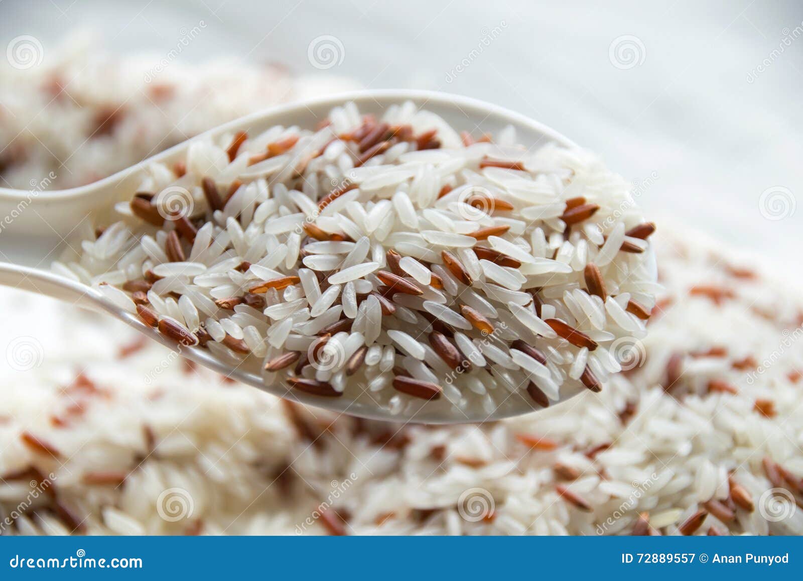 Food - Close Up Red Cargo Jasmine Rice Stock Image - Image of long ...