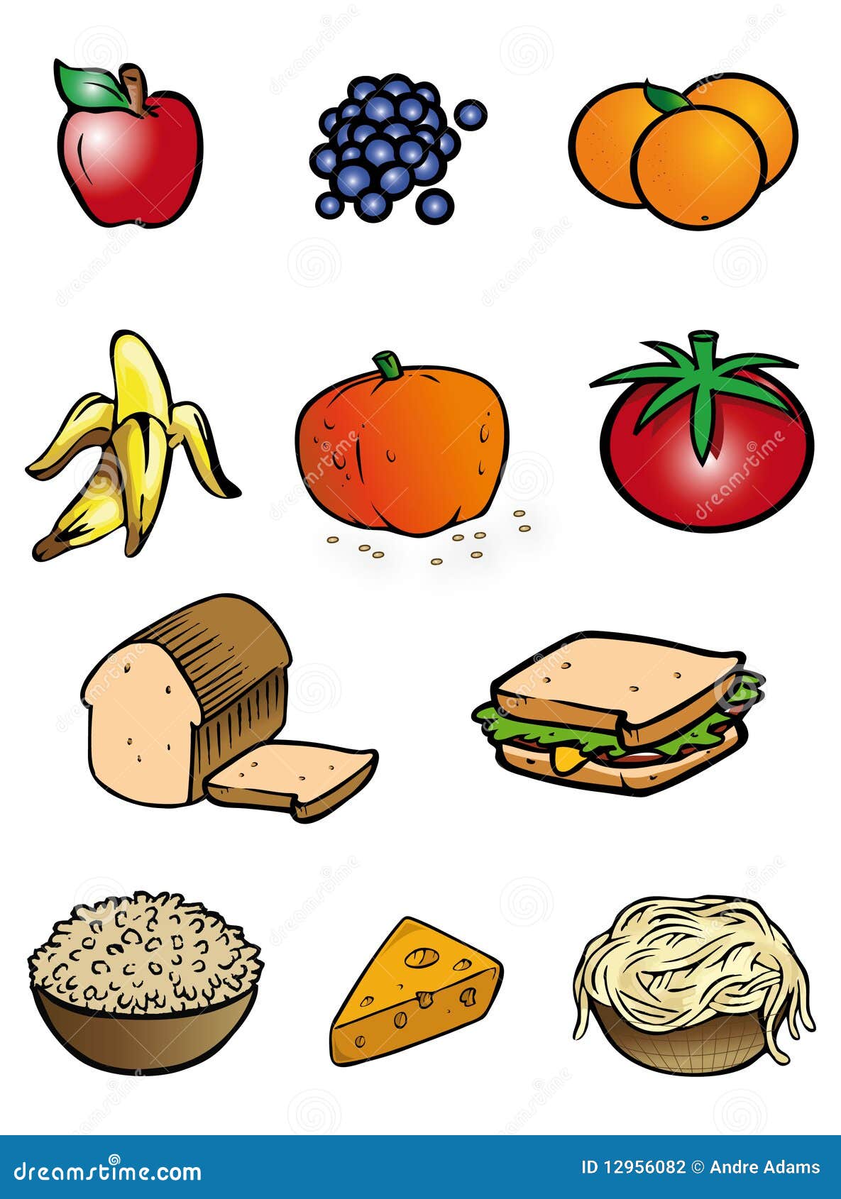 Food Collection For Restaurants, Menus Stock Photography ...