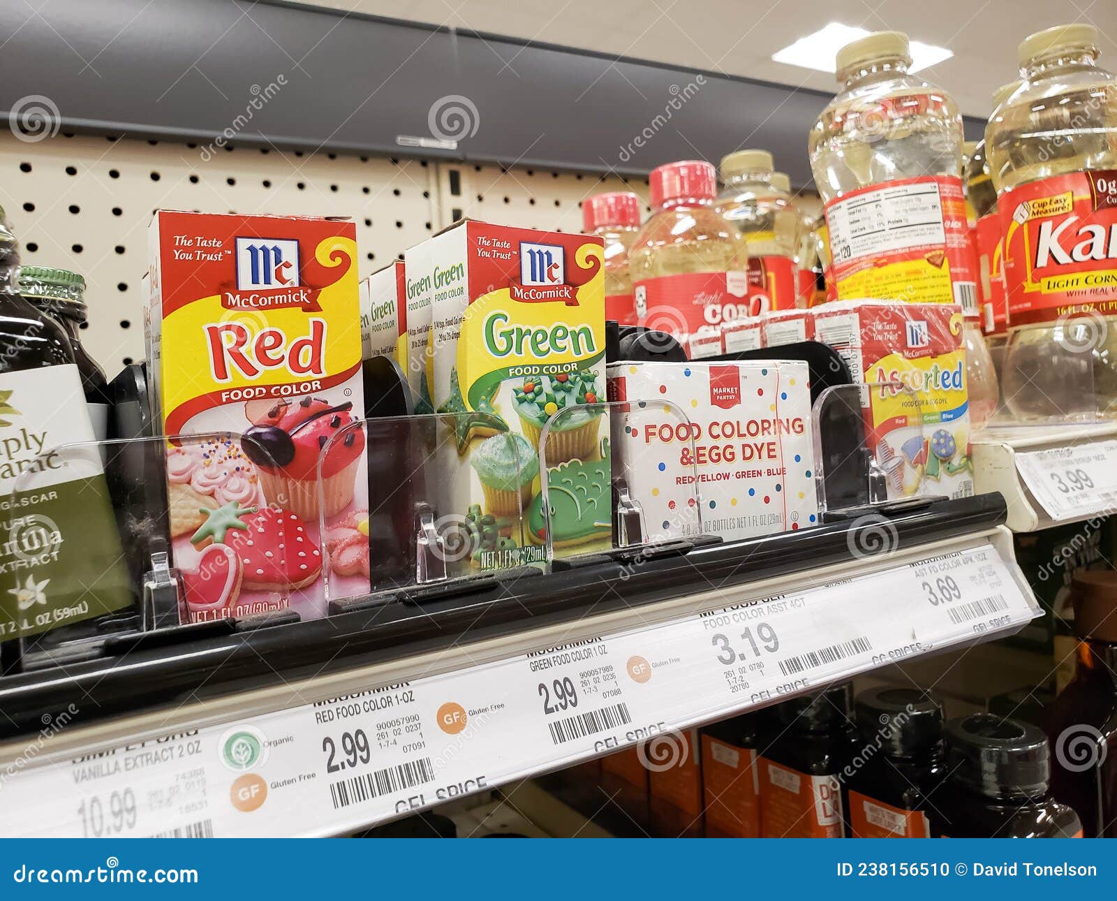 Food Coloring Products at Store Editorial Image - Image of dessert ...