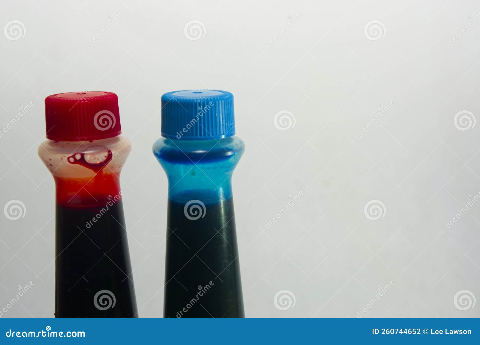 Food Coloring on a White Background Stock Photo - Image of cooking ...