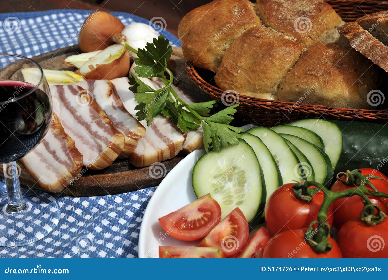 Food Composition in Country Style Stock Photo - Image of gourmet, cook ...