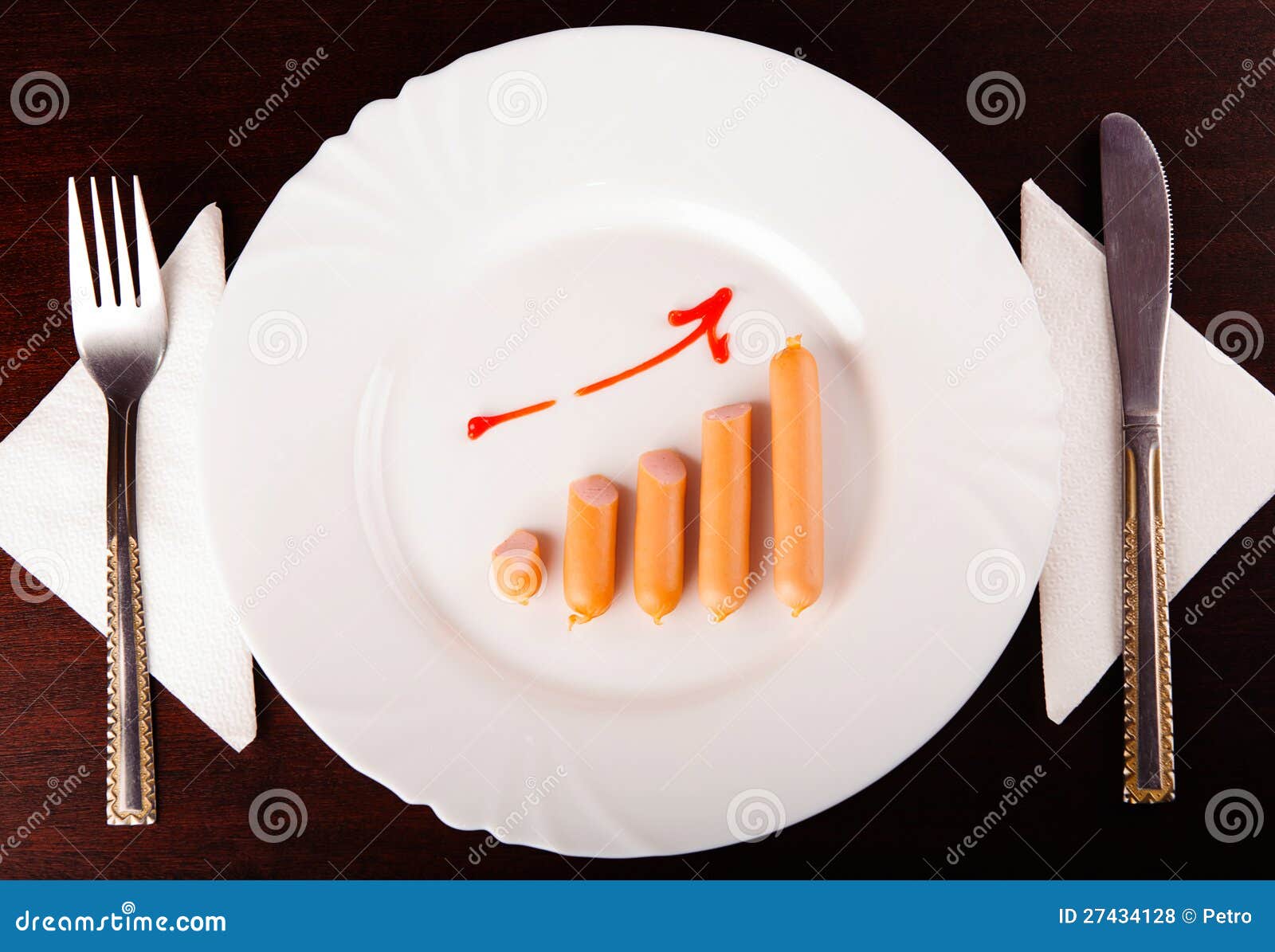 Food Consumption Growth Trend Stock Photo - Image of increase, diagram ...