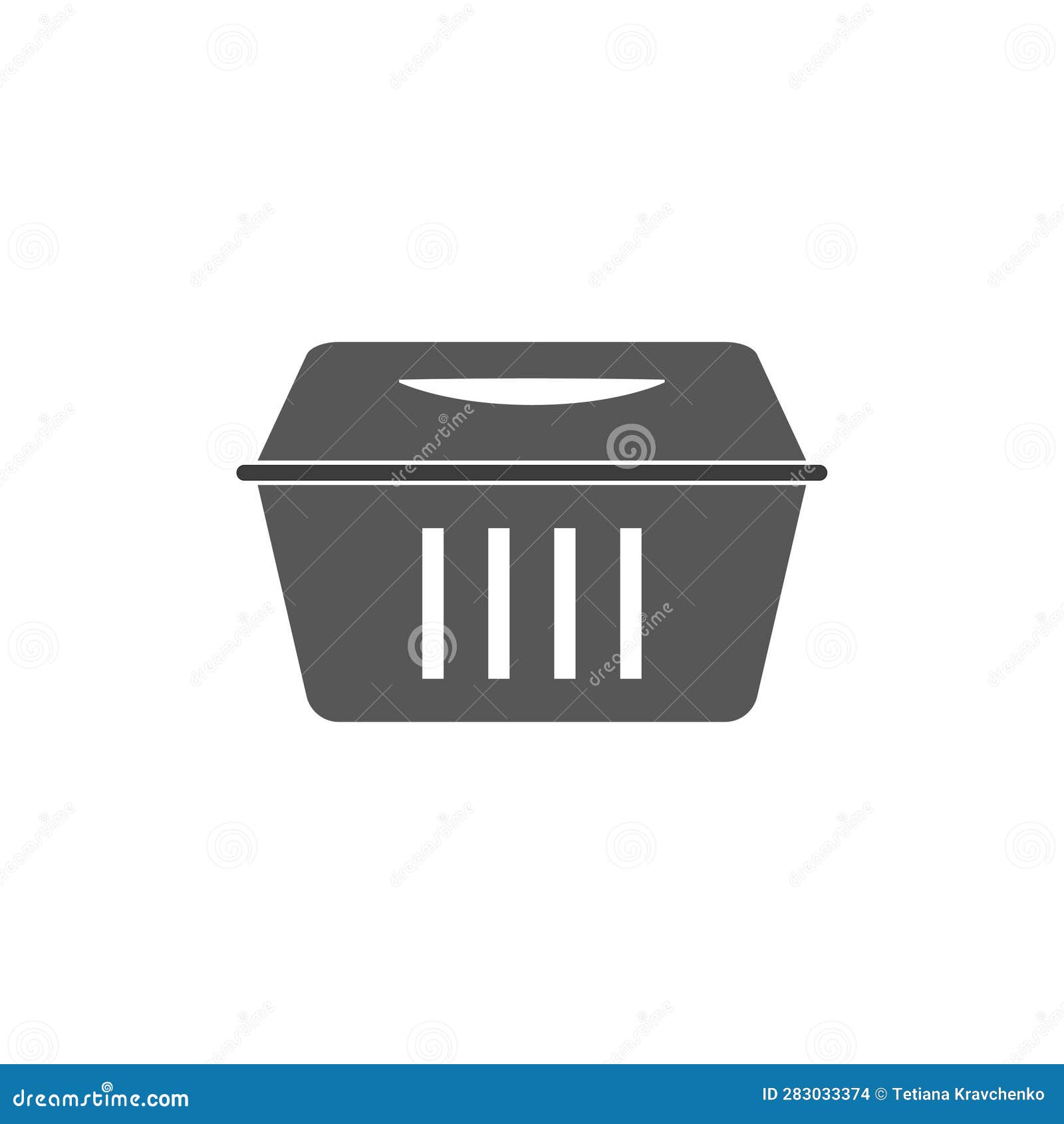 Food Container Icon. Vector Illustration. Stock Image Stock Vector ...