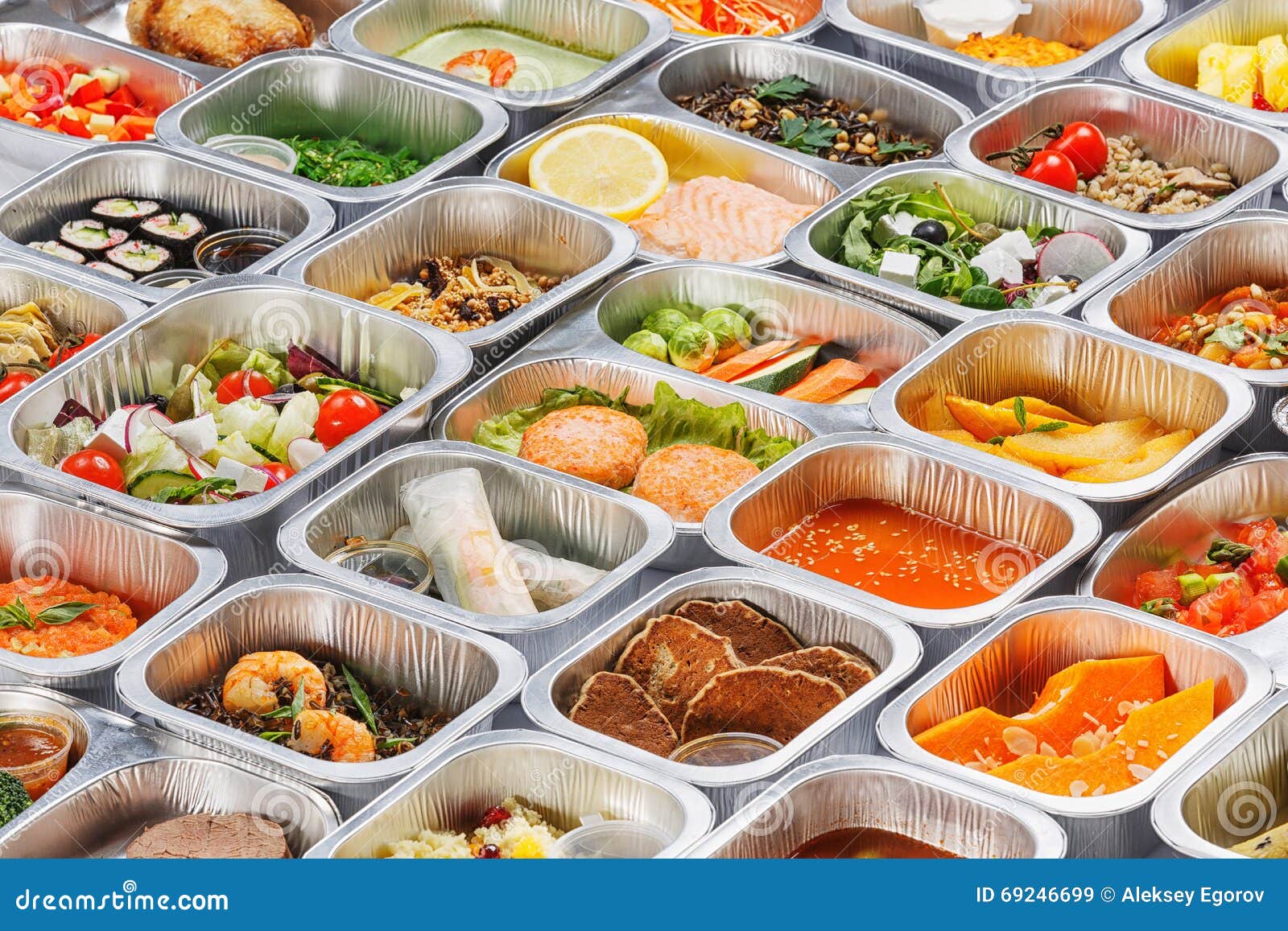 Food in the containers stock image. Image of refreshment - 69246699