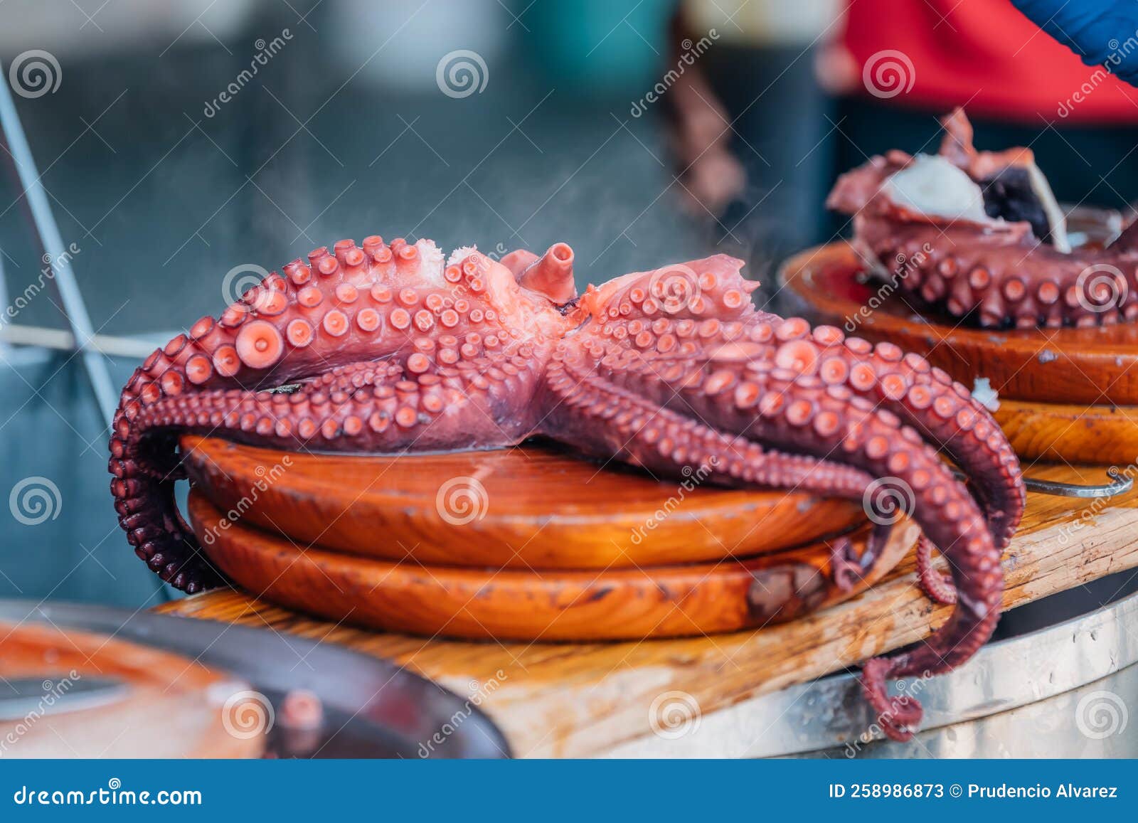 Food, cooked octopus stock image. Image of octopus, dish - 258986873