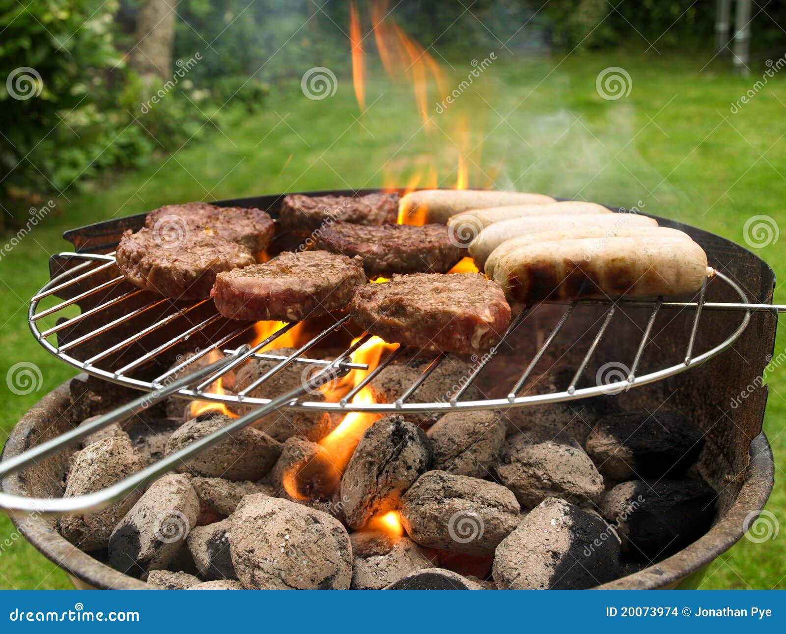 Food cooking on barbecue stock photo. Image of food, watering - 20073974
