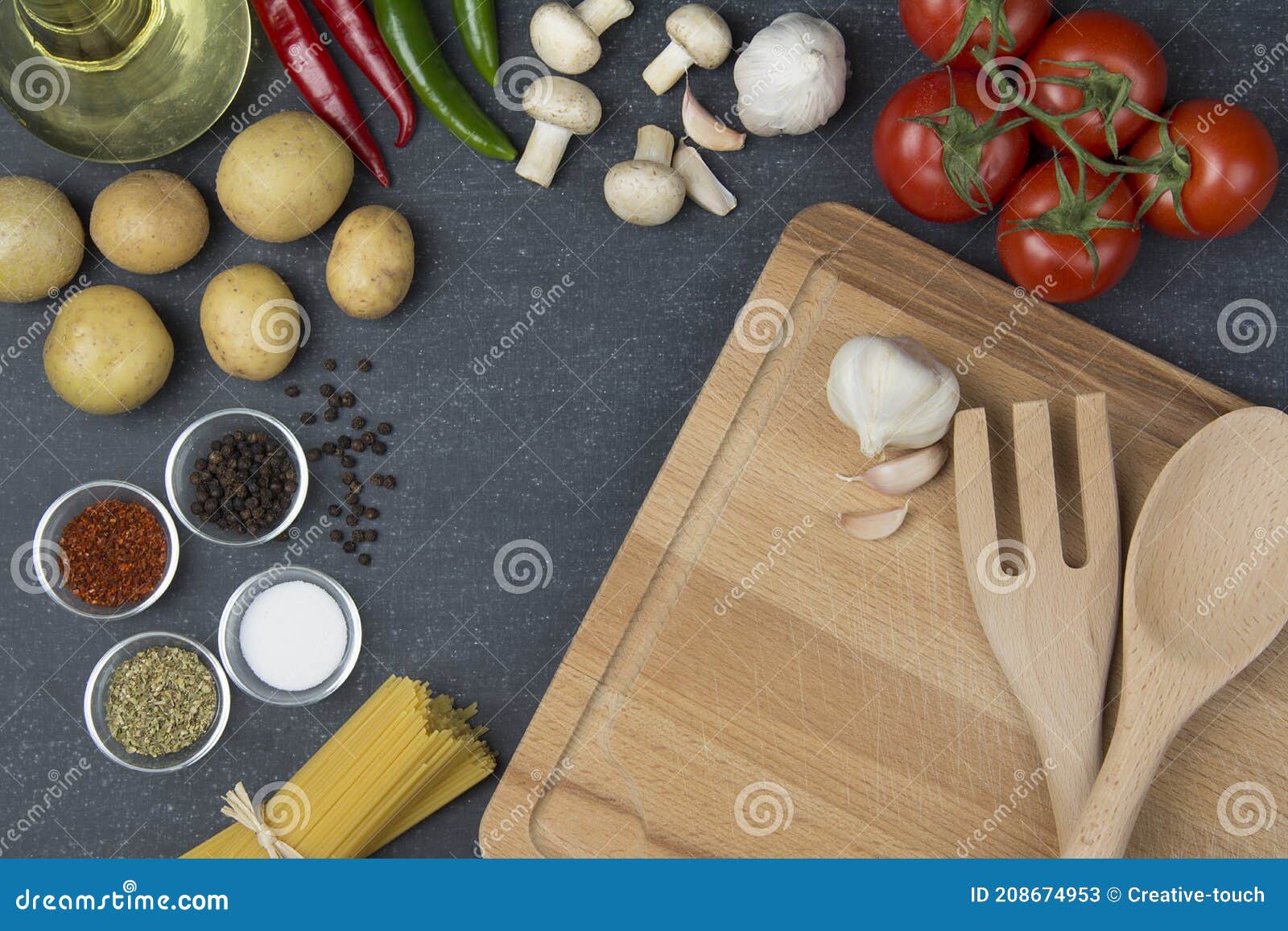 Food and cooking concept stock image. Image of cook - 208674953