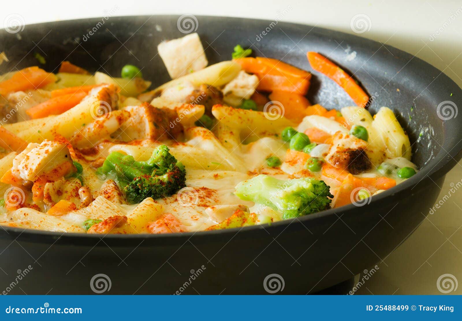 Food cooking in a pan stock image. Image of health, carrot - 25488499