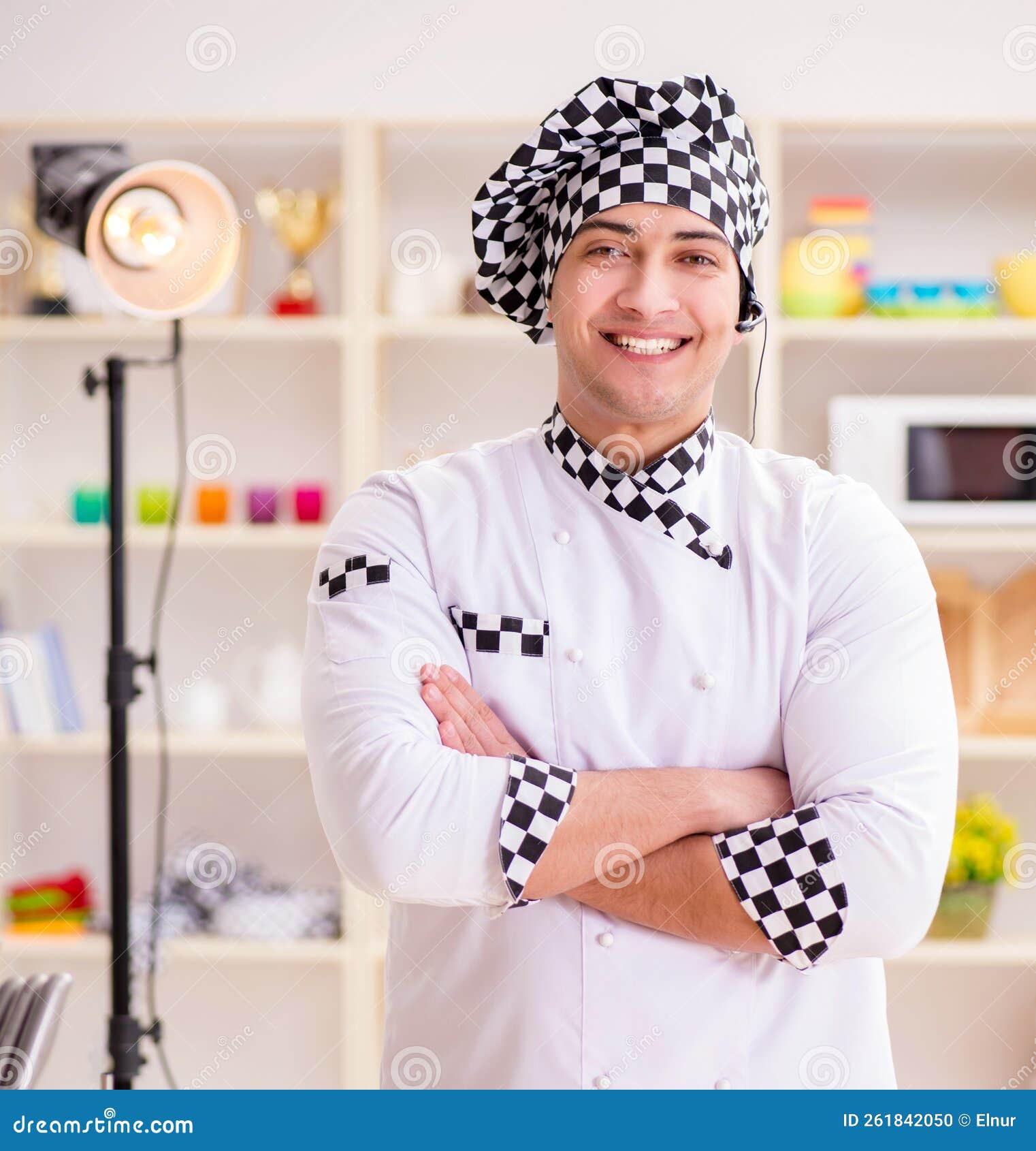 Food Cooking Tv Show in the Studio Stock Photo - Image of cuisine ...