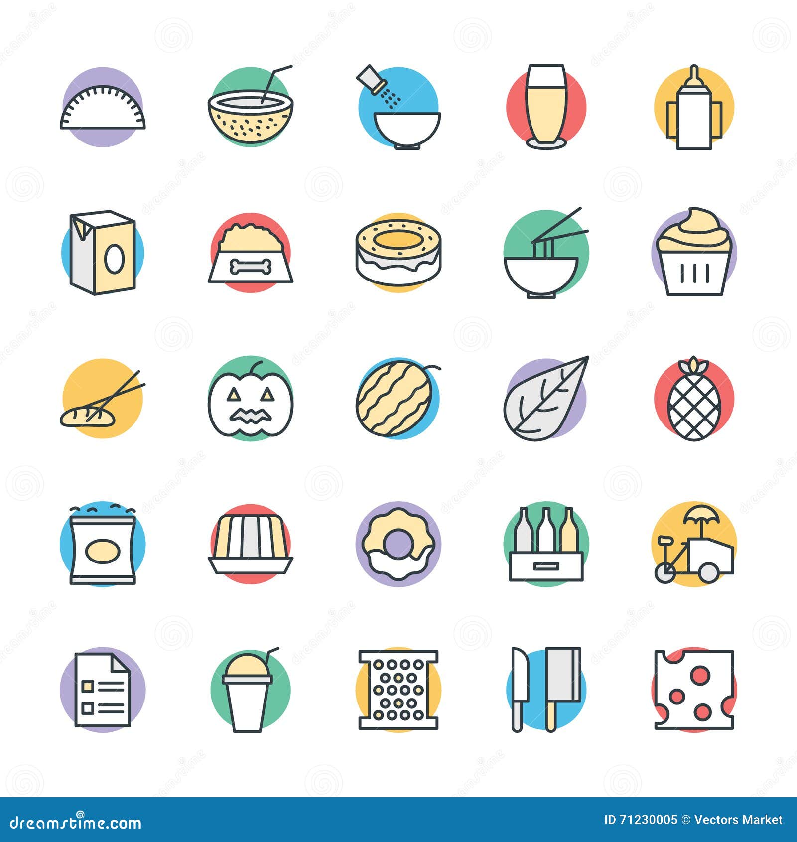 Food Cool Vector Icons 12 stock illustration. Illustration of bike ...