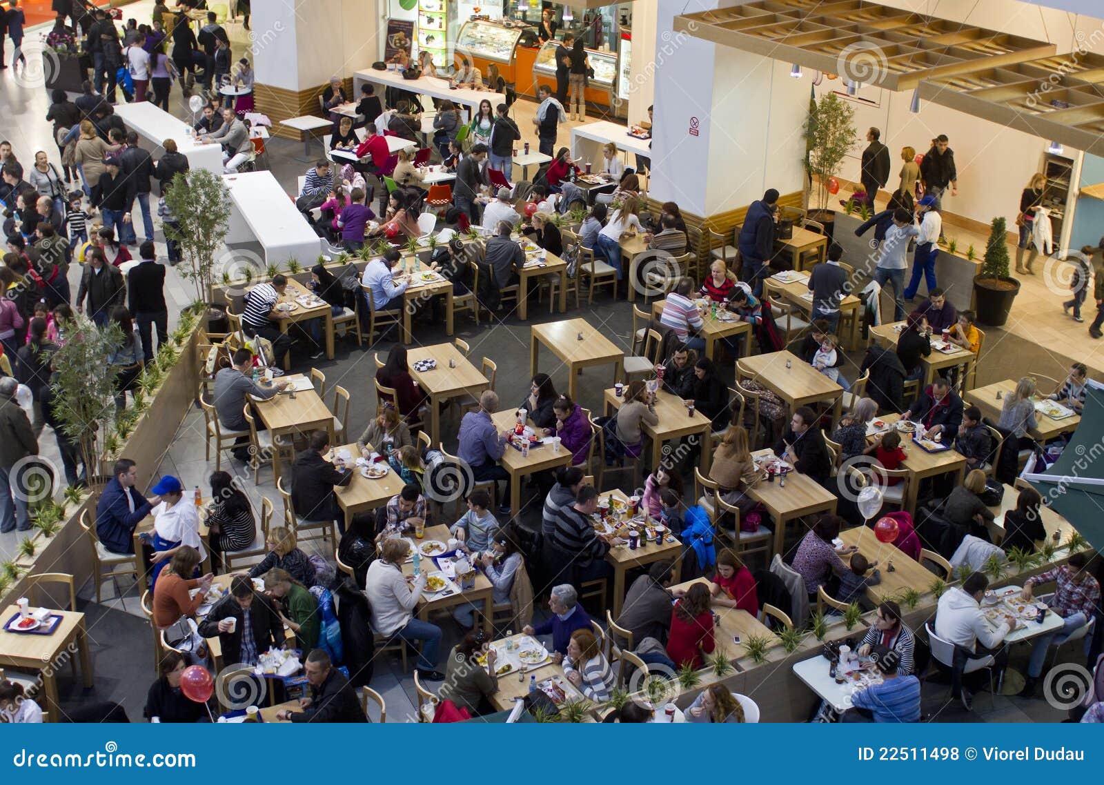 Food court editorial stock photo. Image of sitting, overcrowded - 22511498