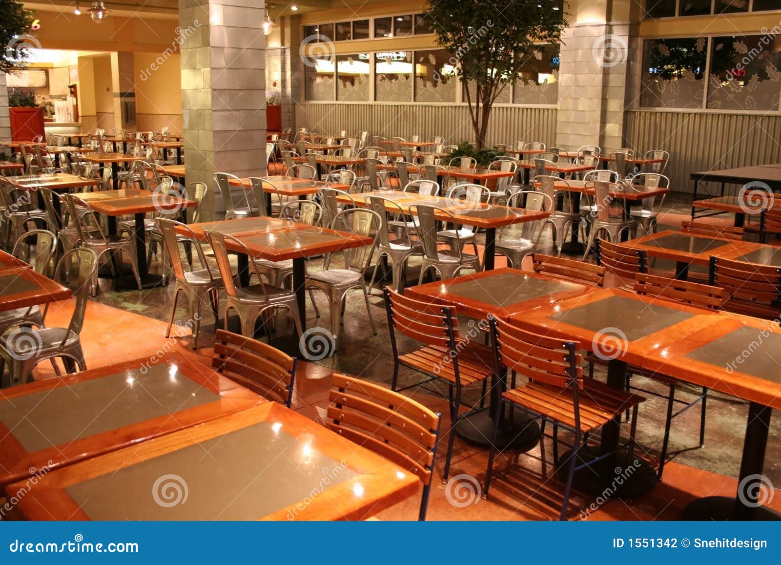 Food court in a mall stock photo. Image of gastronomy - 1551342