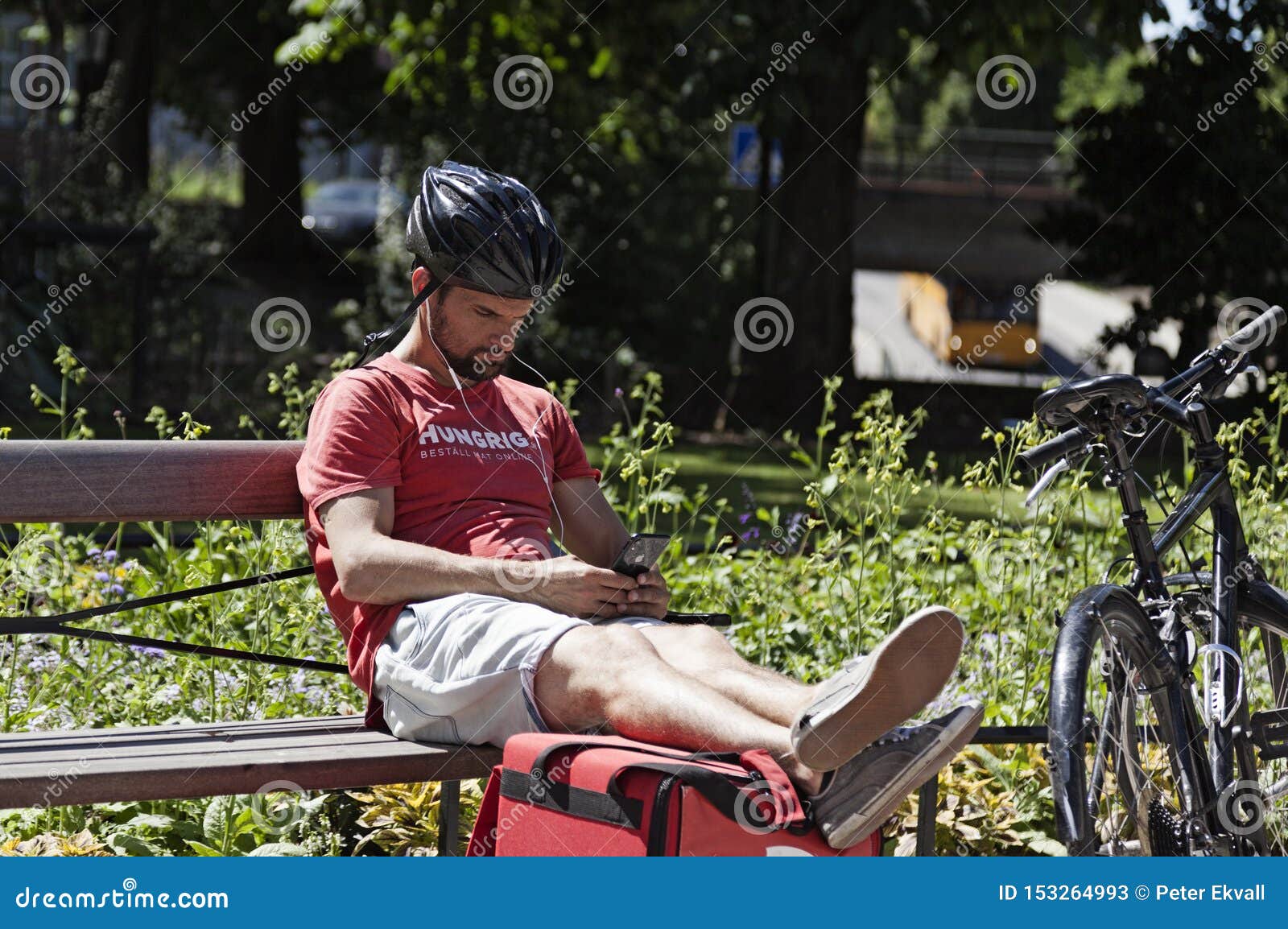 Food Delivery in Progress Very Soon Editorial Stock Photo - Image of ...