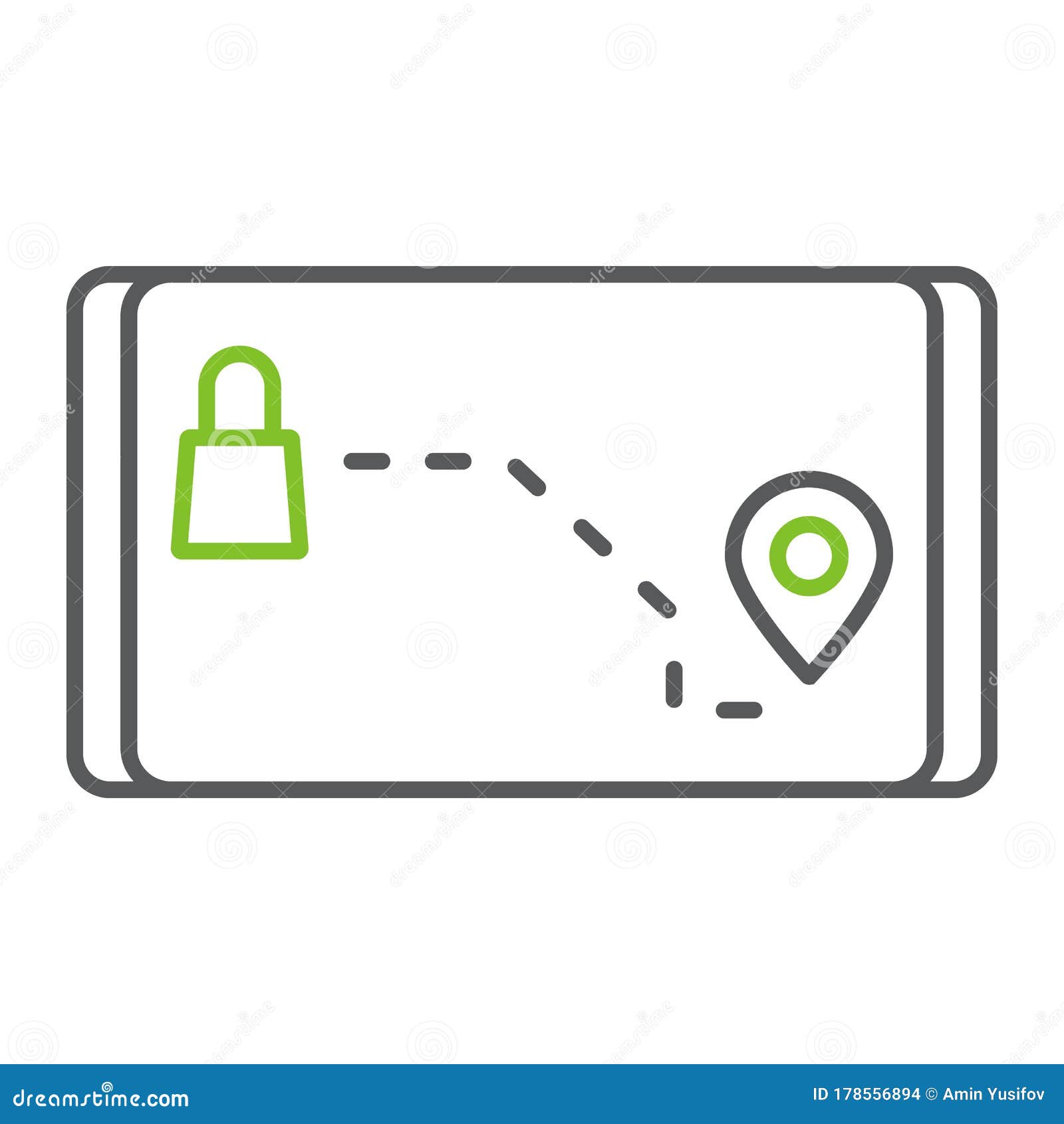 Food Delivery Tracking Status Color Line Icon, Service and Delivery ...