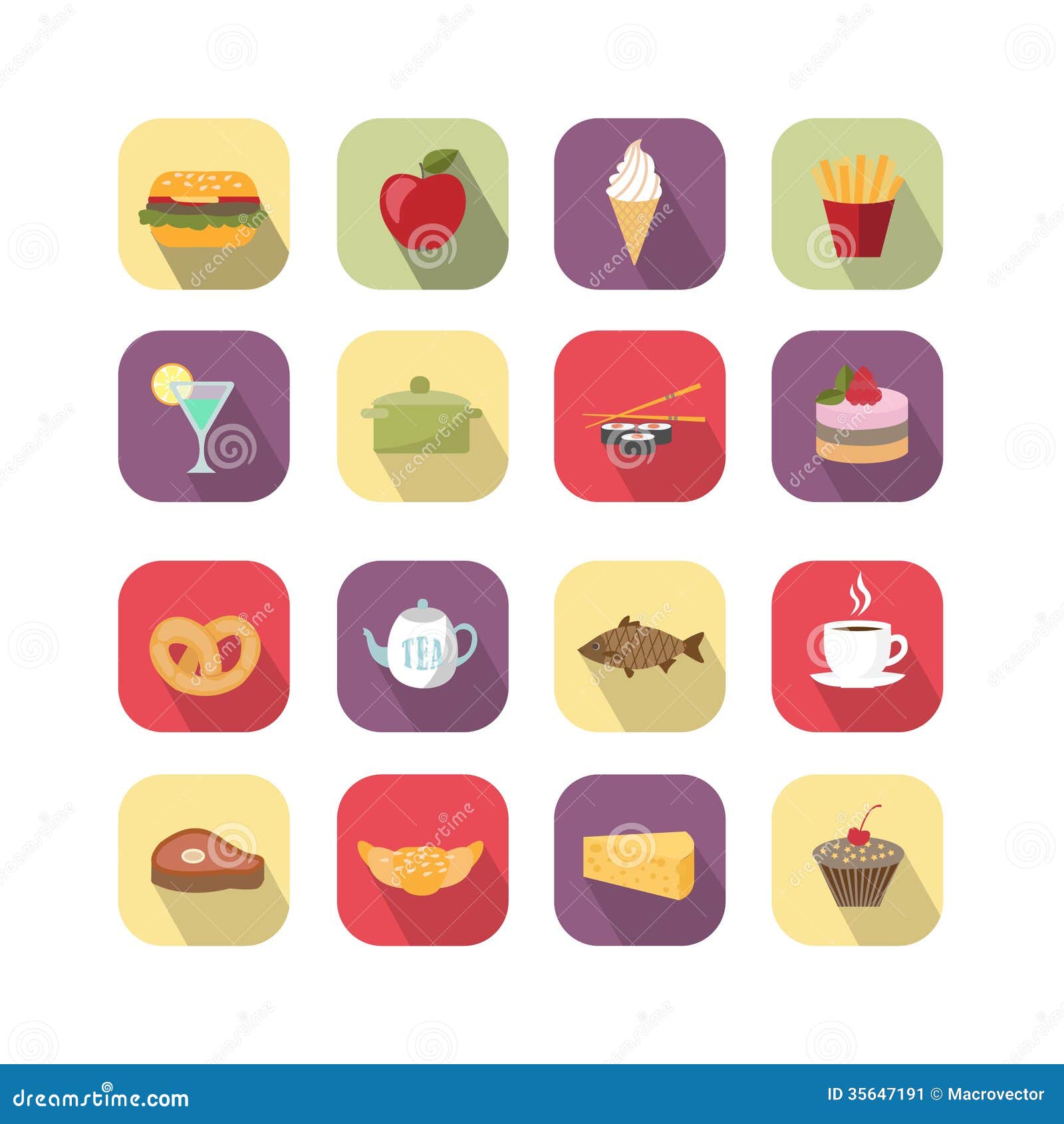 Food design elements stock vector. Illustration of elements - 35647191