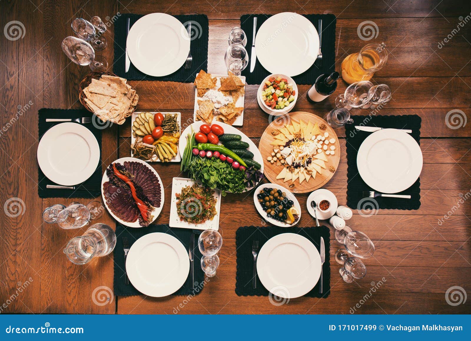 Food design. Table setting stock image. Image of fork - 171017499