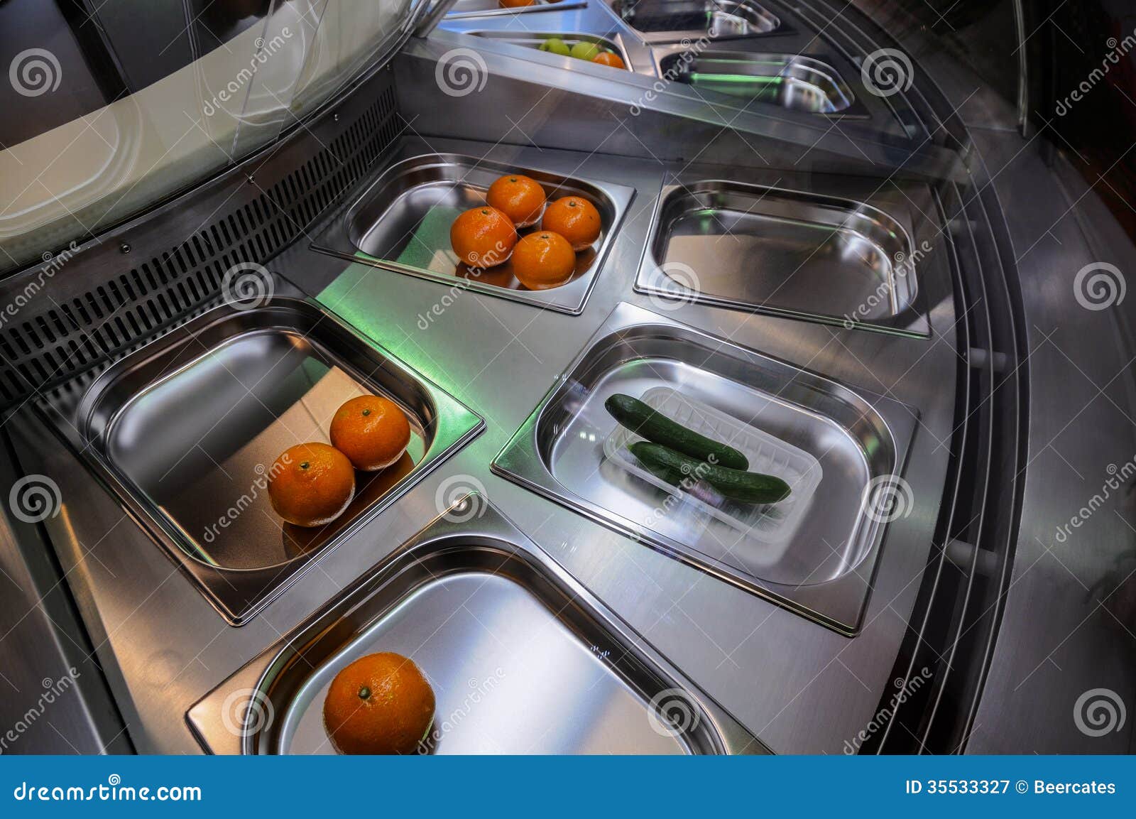 Food display case stock image. Image of equipment, emptyfoodstuff ...
