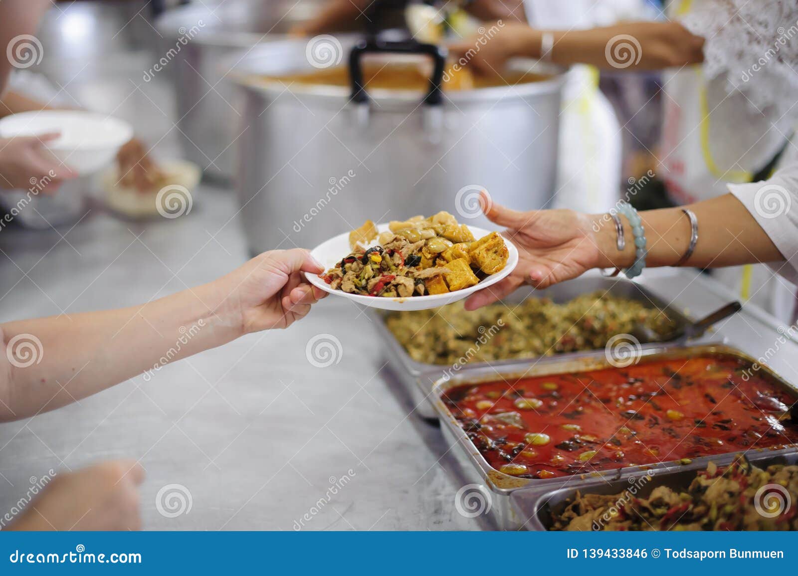 Food Donations for Homeless : Concept of Sharing Stock Photo - Image of ...