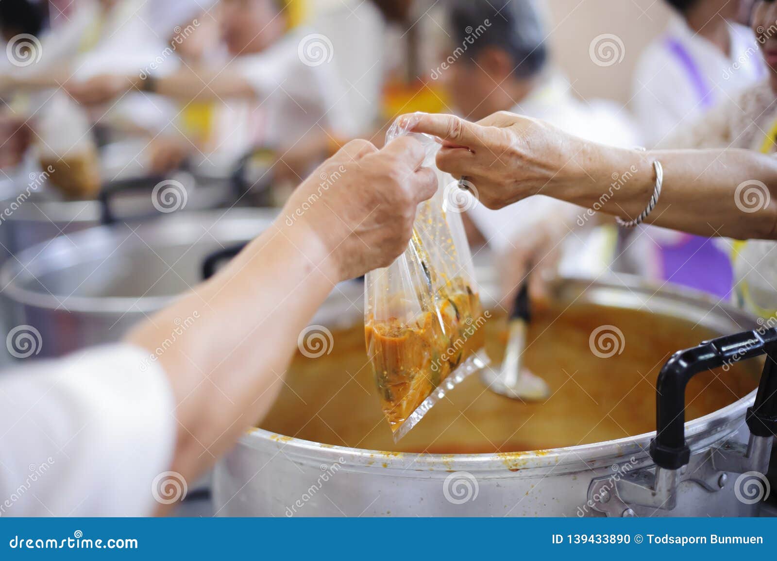 Food Donations for Homeless : Concept of Sharing Stock Photo - Image of ...