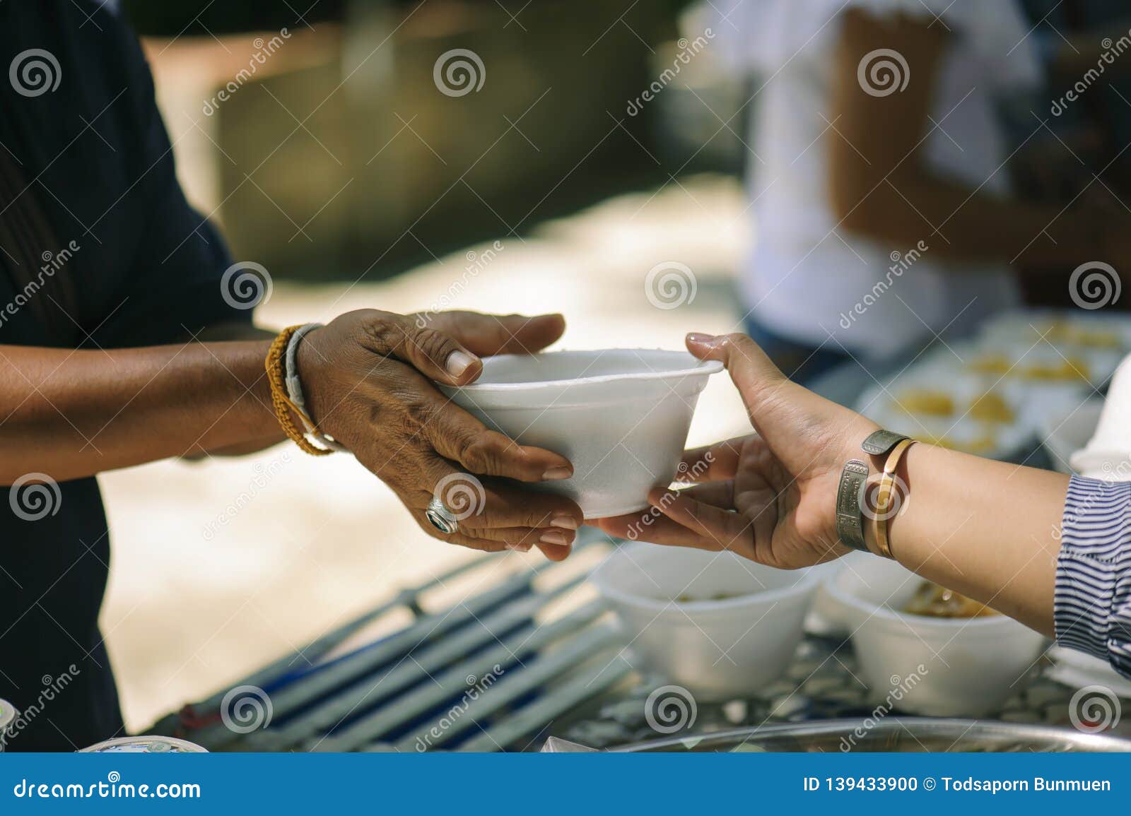 Food Donations for Homeless : Concept of Sharing Stock Photo - Image of ...