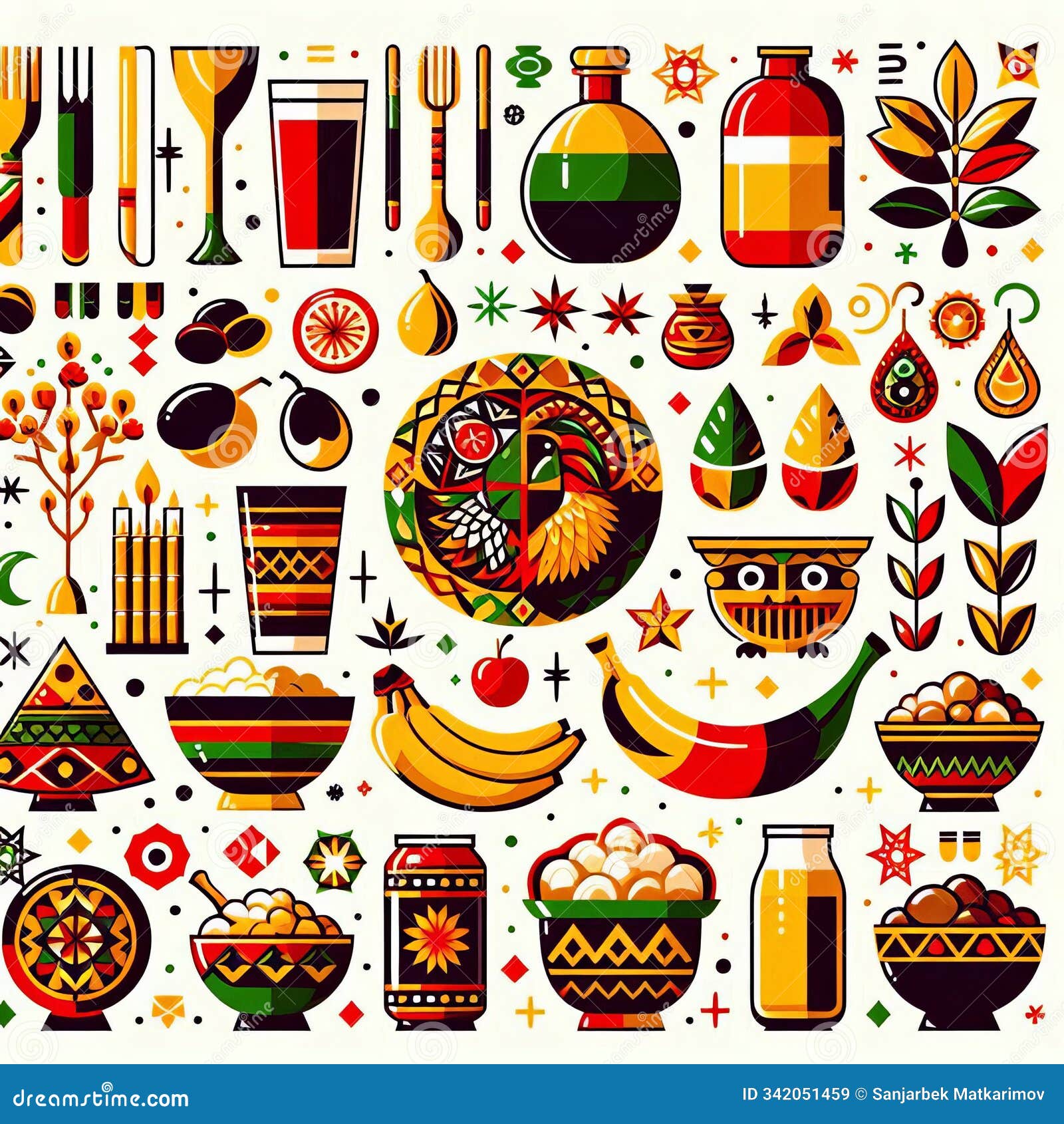 Food And Drink Create Visual Representations Of Traditional Kwan ...