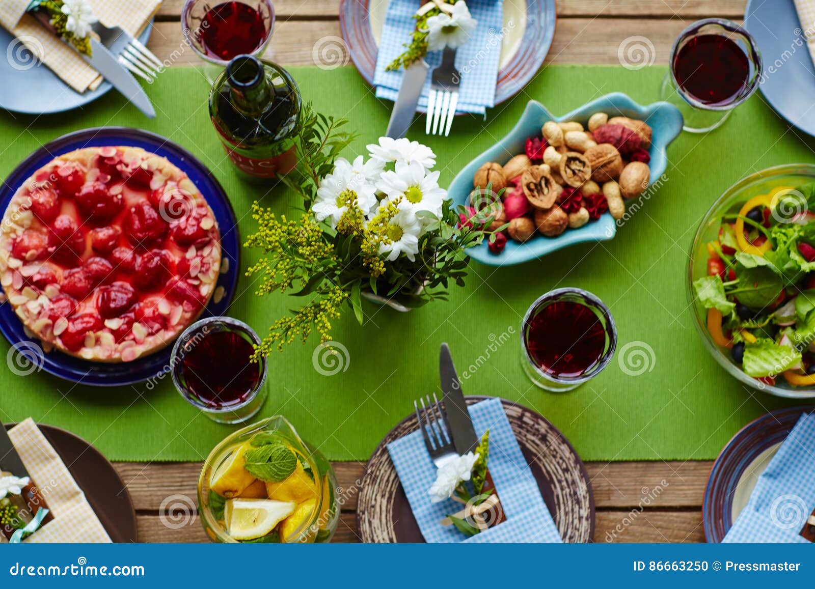 Food and drinks stock photo. Image of table, group, fresh - 86663250