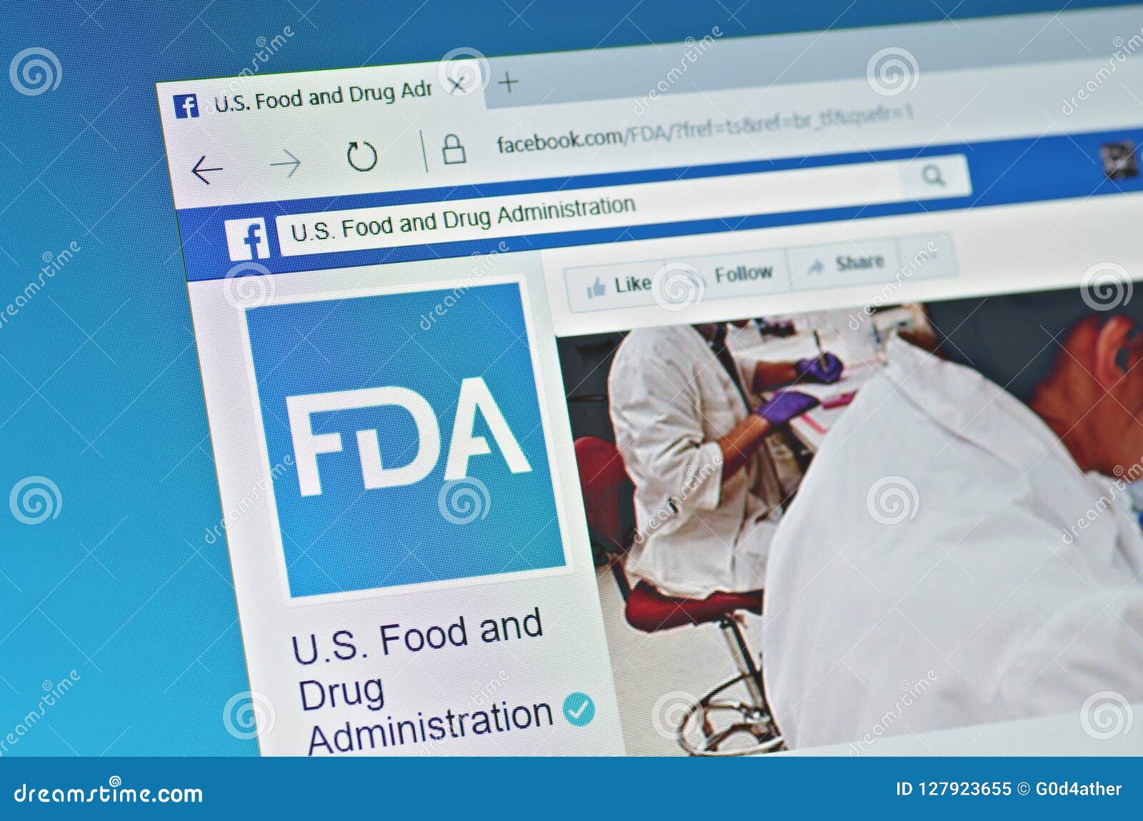 Food and Drug Administration Imagem Editorial - Imagem de local, rede ...