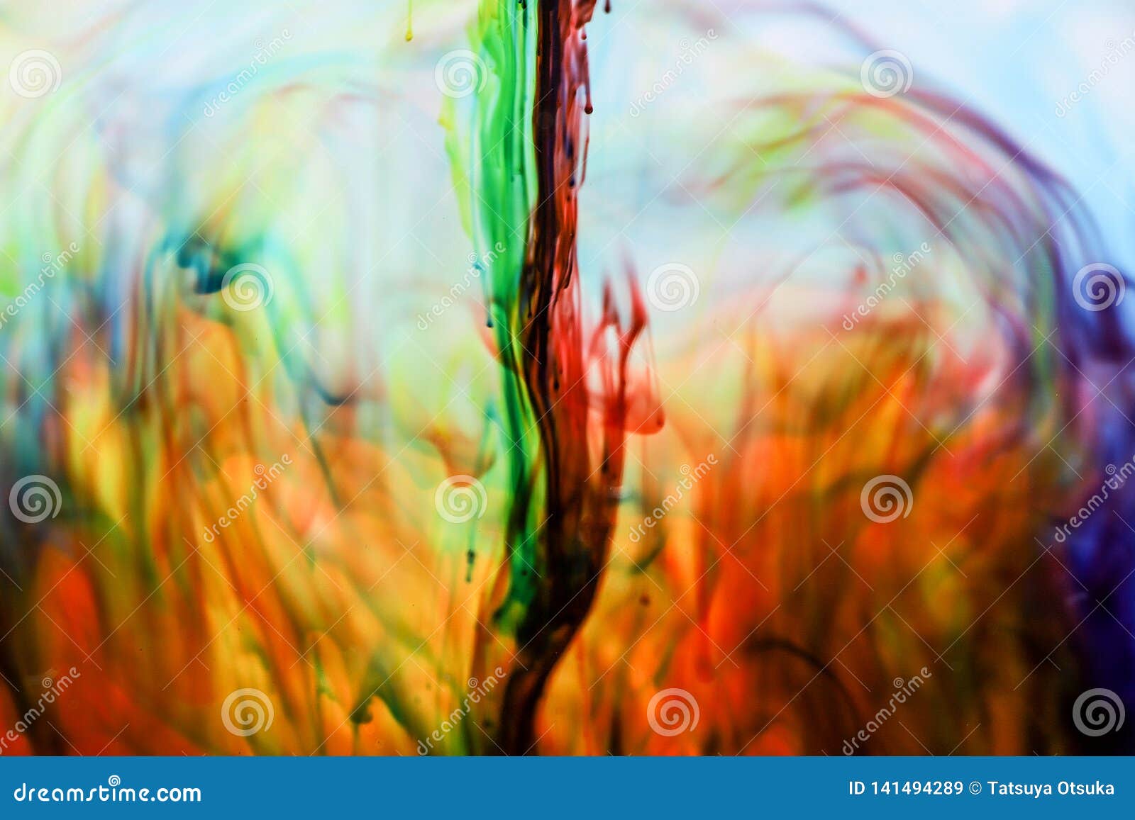 Food dye in dissolving stock image. Image of powder - 141494289