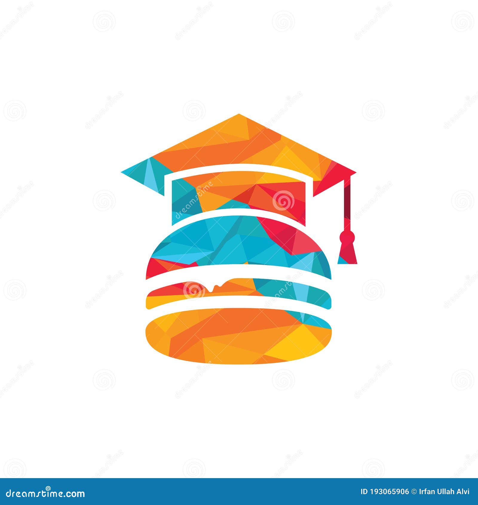 Food Education Vector Logo Design. Stock Vector - Illustration of meal ...