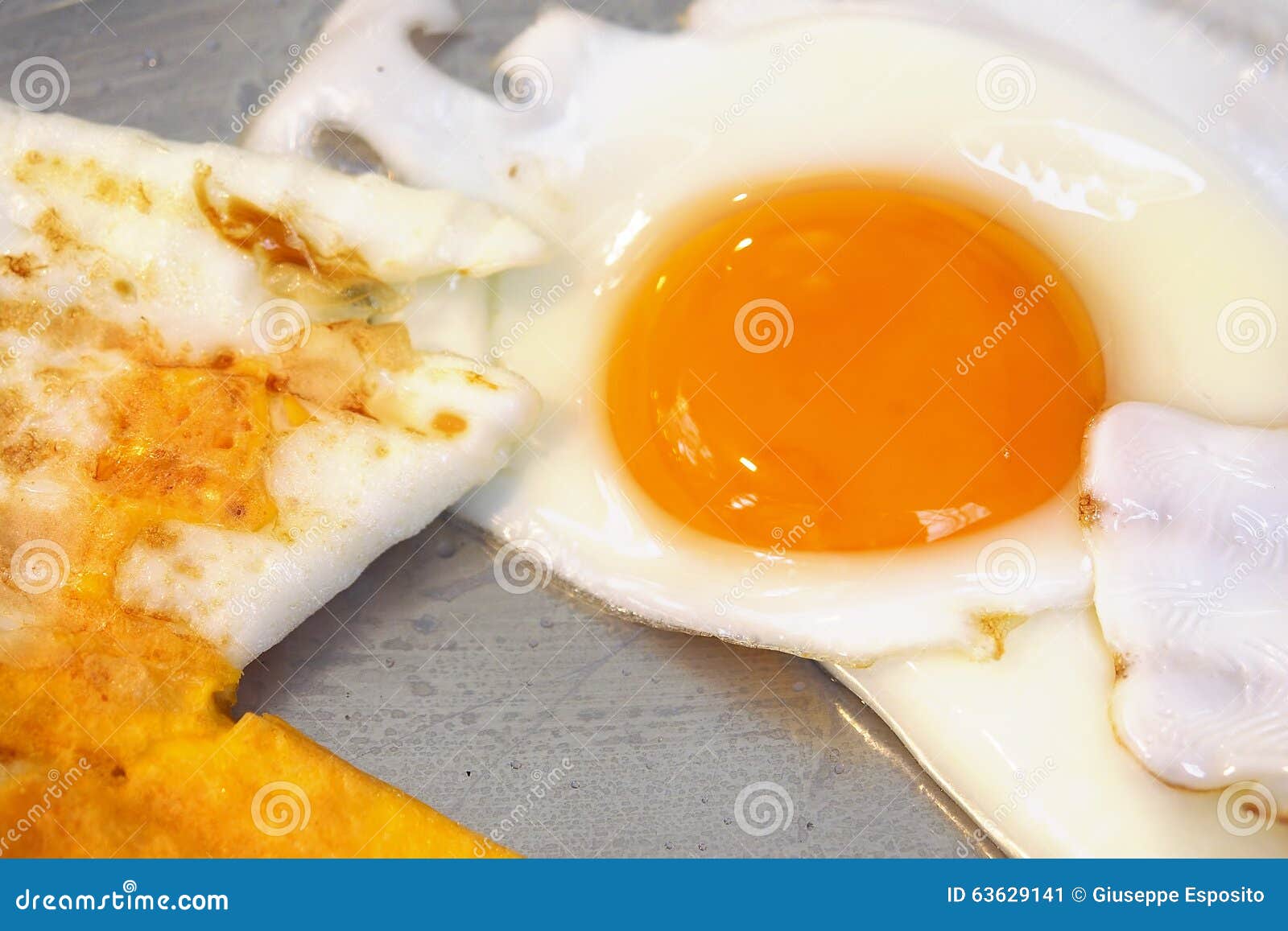 Food. Egg as bullseye stock image. Image of english, bread - 63629141