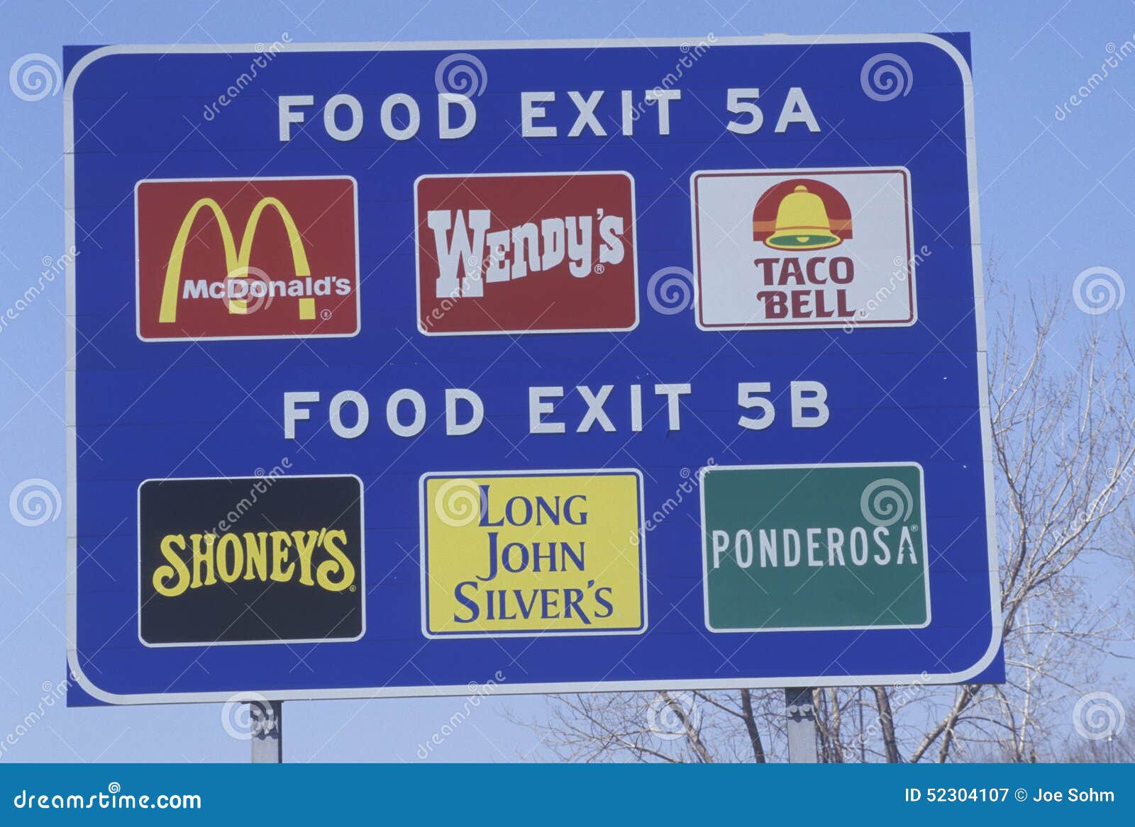 Food Road Signs