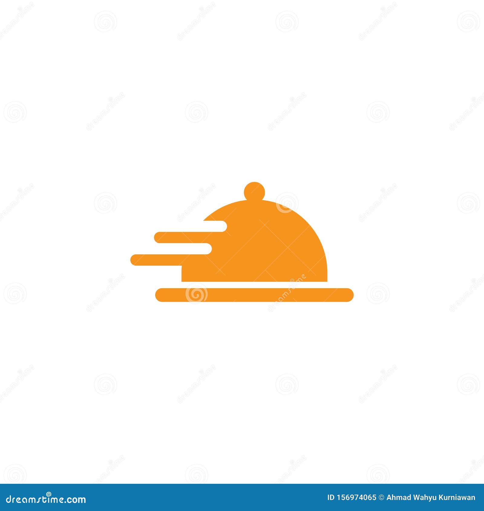 Food express delivery logo stock vector. Illustration of dish - 156974065