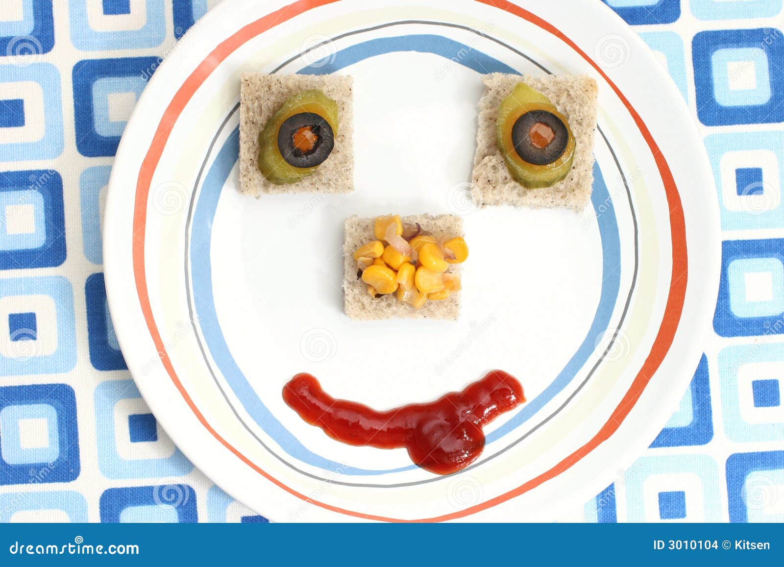 Food face stock photo. Image of pesto, parsley, grain - 3010104