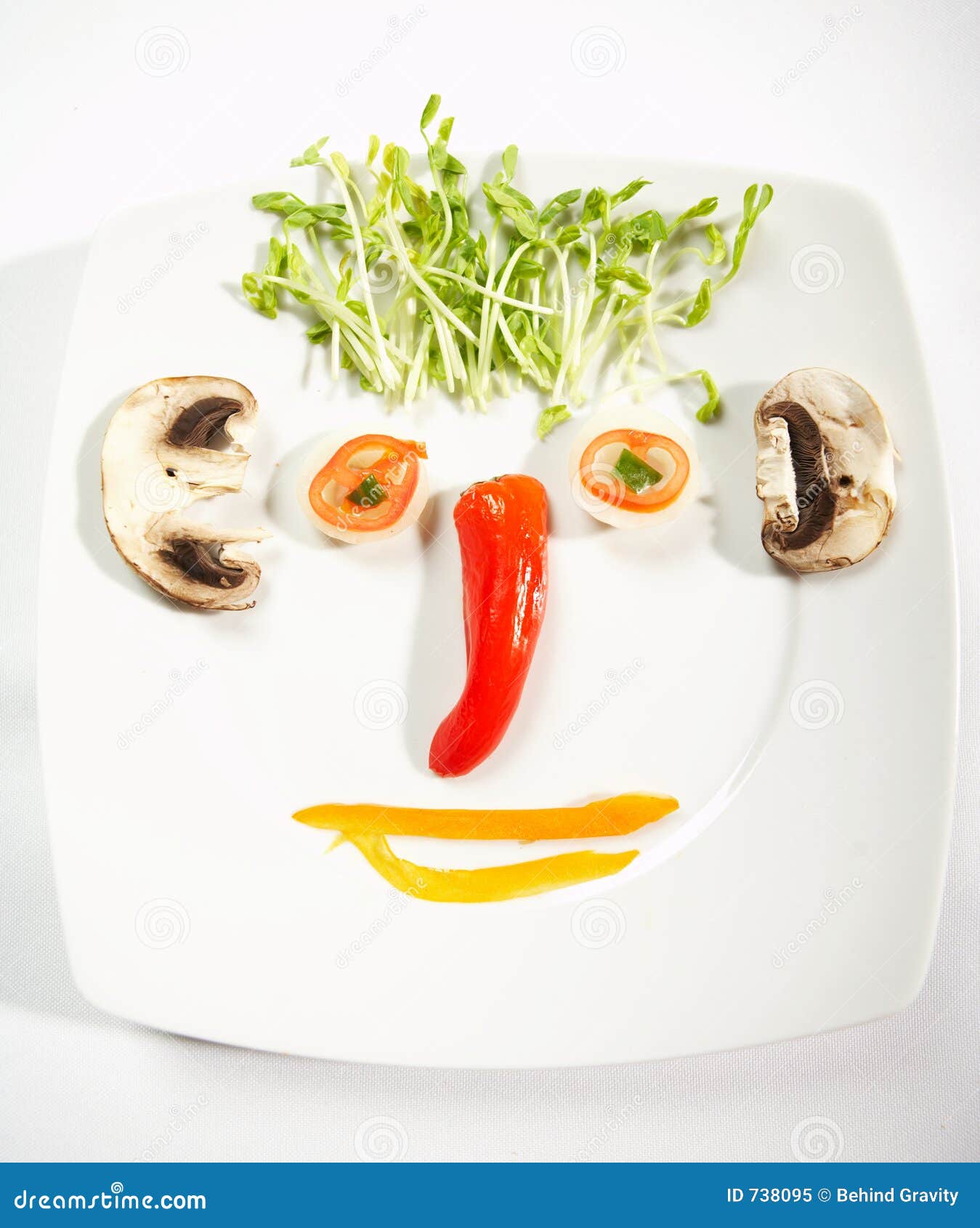 Food face concept stock image. Image of food, pepper, pears - 738095
